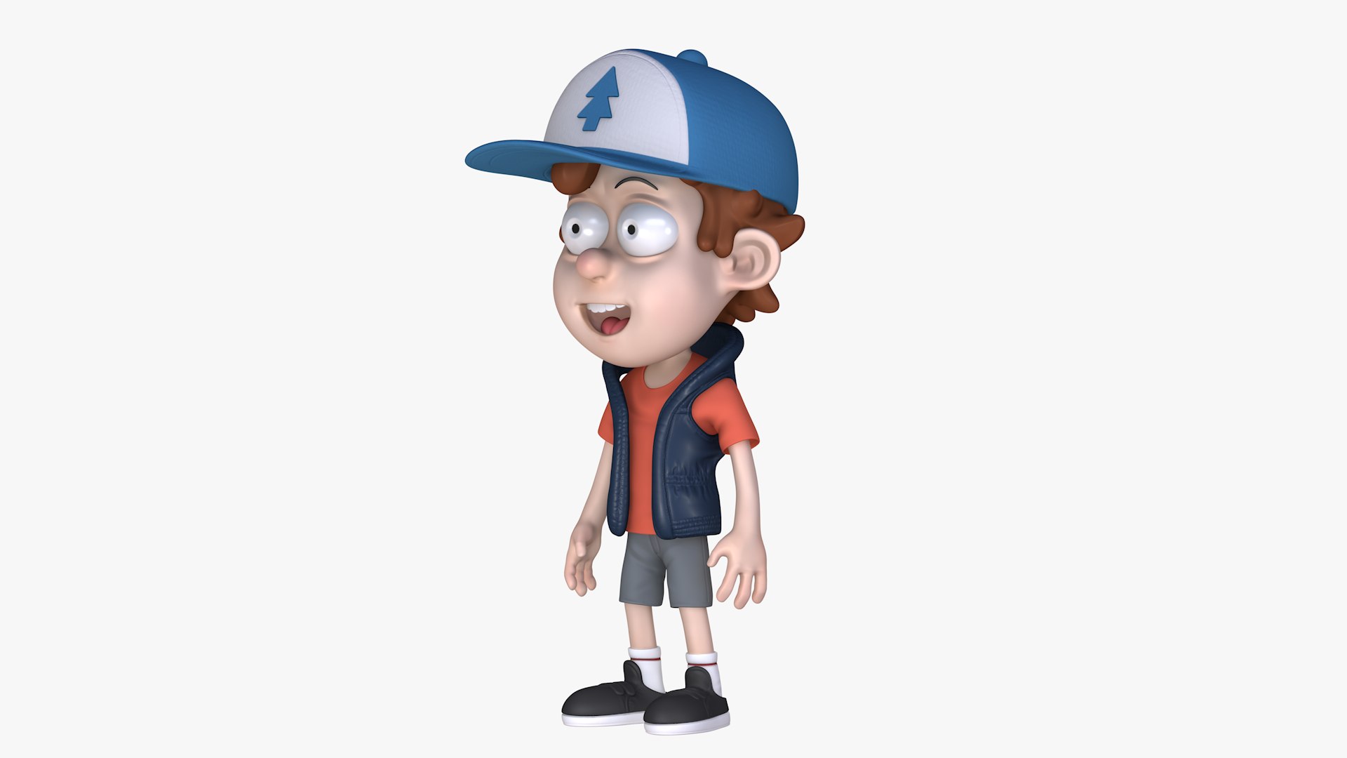 3D Dipper Character - TurboSquid 1586455