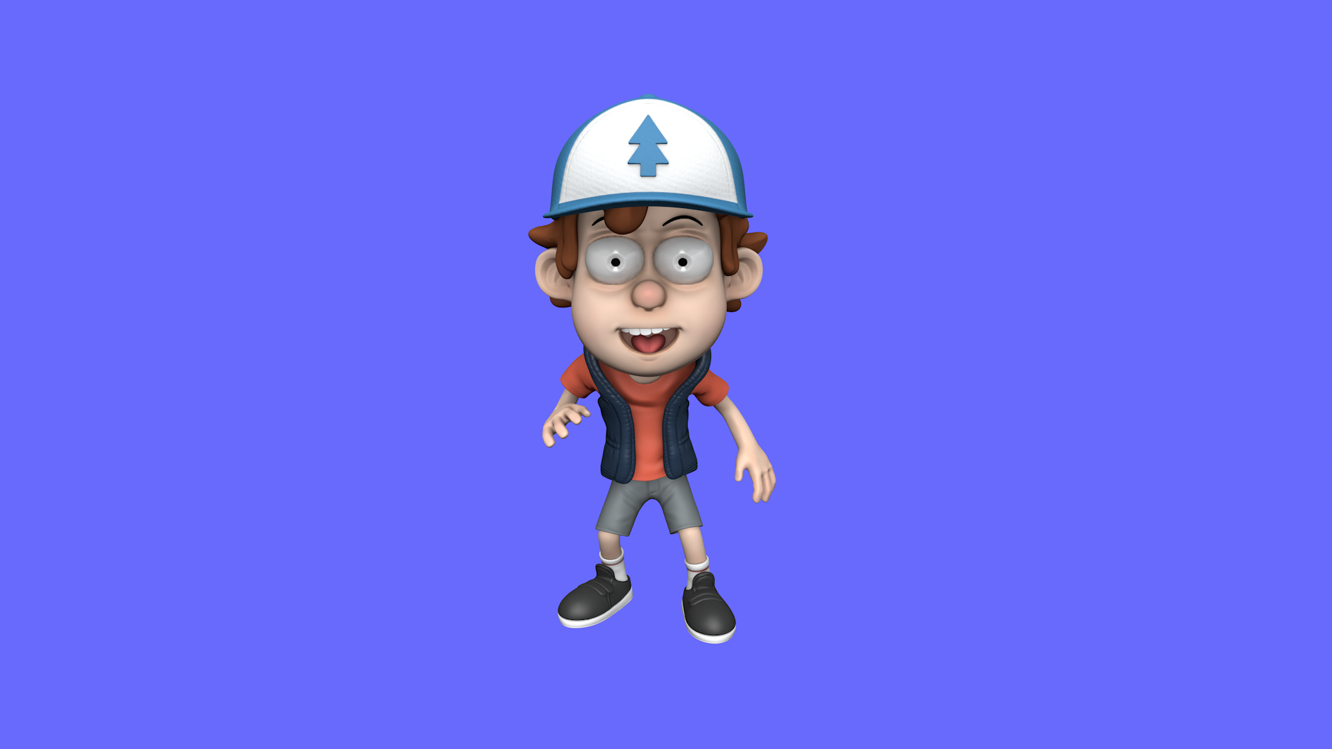 3D Dipper Character - TurboSquid 1586455