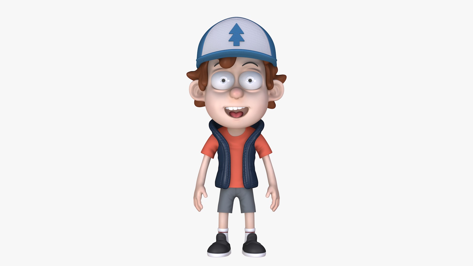 3D Dipper Character - TurboSquid 1586455