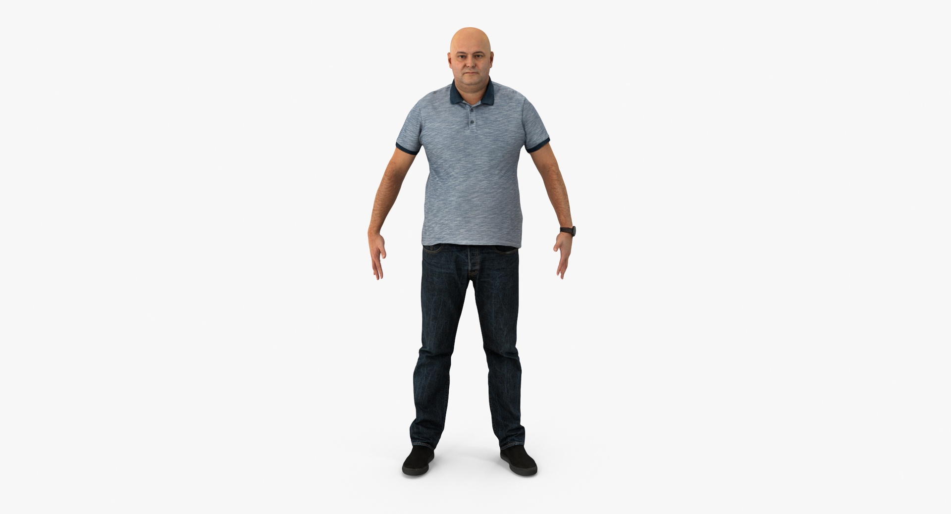 3D Model Elijah Casual Spring A Pose - TurboSquid 2098004