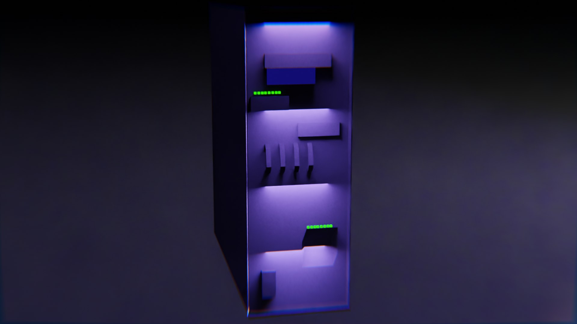 3D Model Supercomputer Wallpaperblend - TurboSquid 1886725