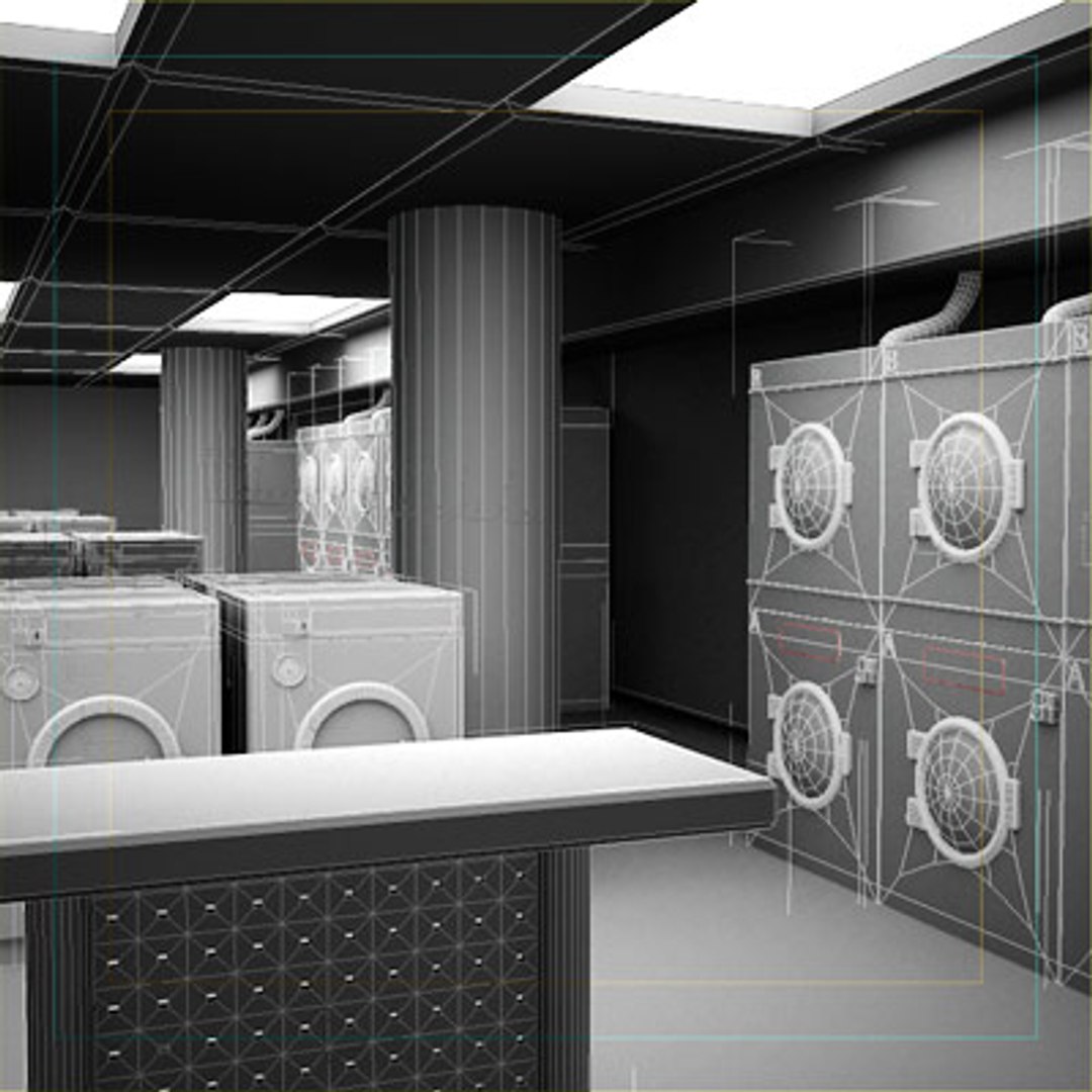 Public Laundry 3d Max