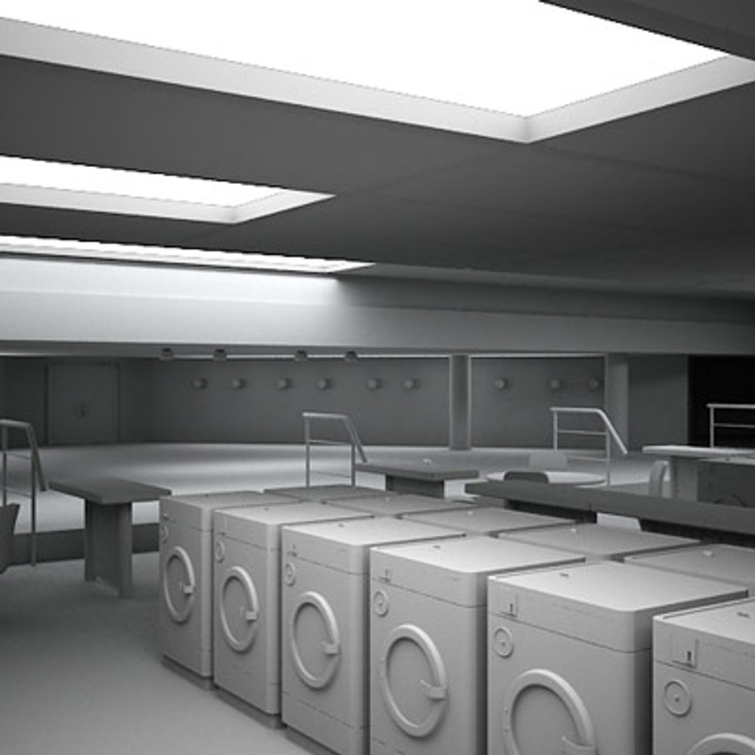 Public Laundry 3d Max
