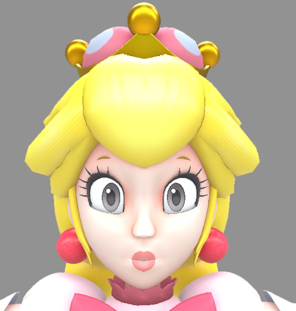 Peach Peachette 3D Model - TurboSquid 1332702