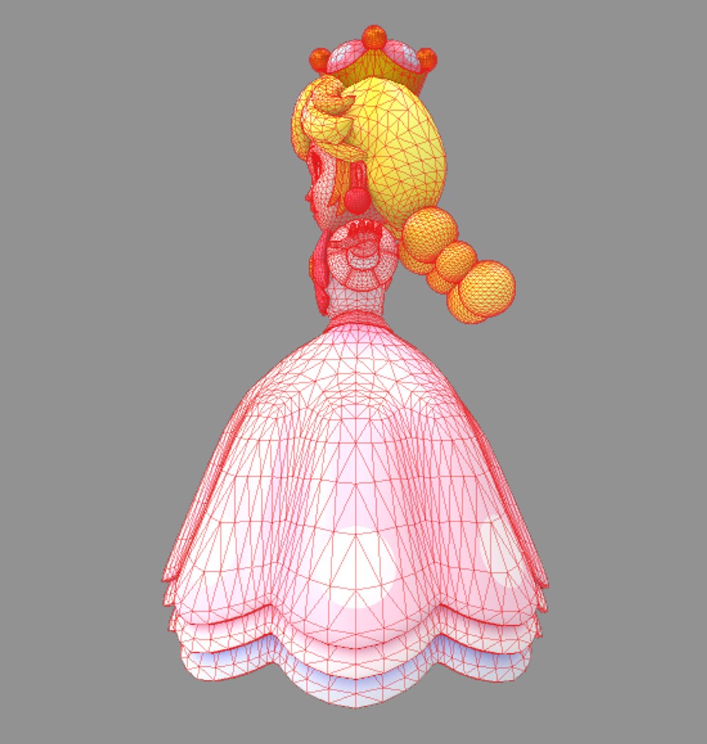 Peach Peachette 3D Model - TurboSquid 1332702