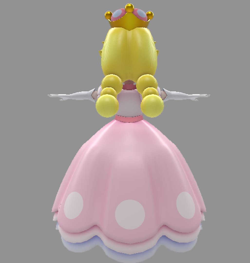 Peach Peachette 3D Model - TurboSquid 1332702