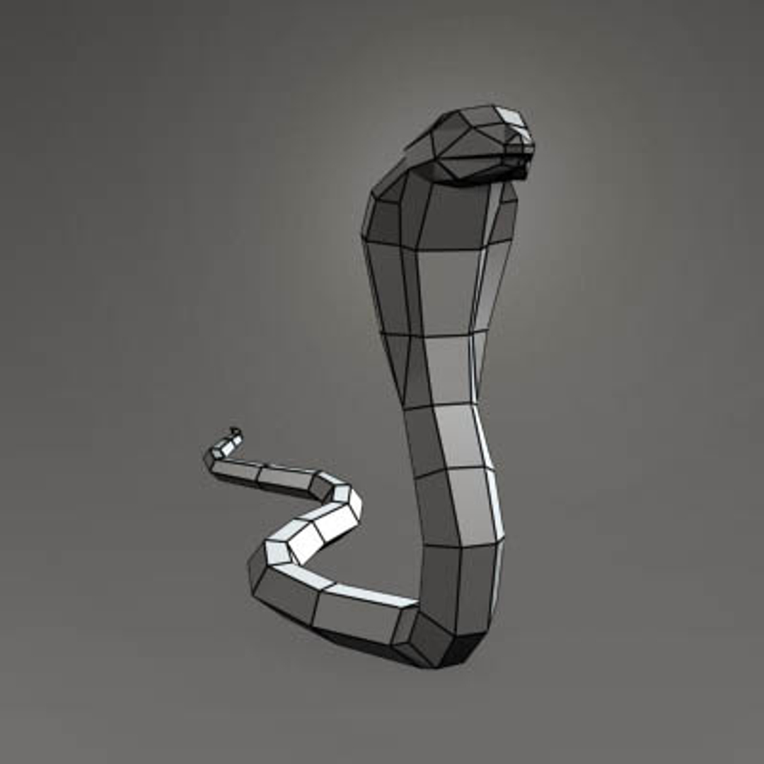 3dsmax king cobra animation