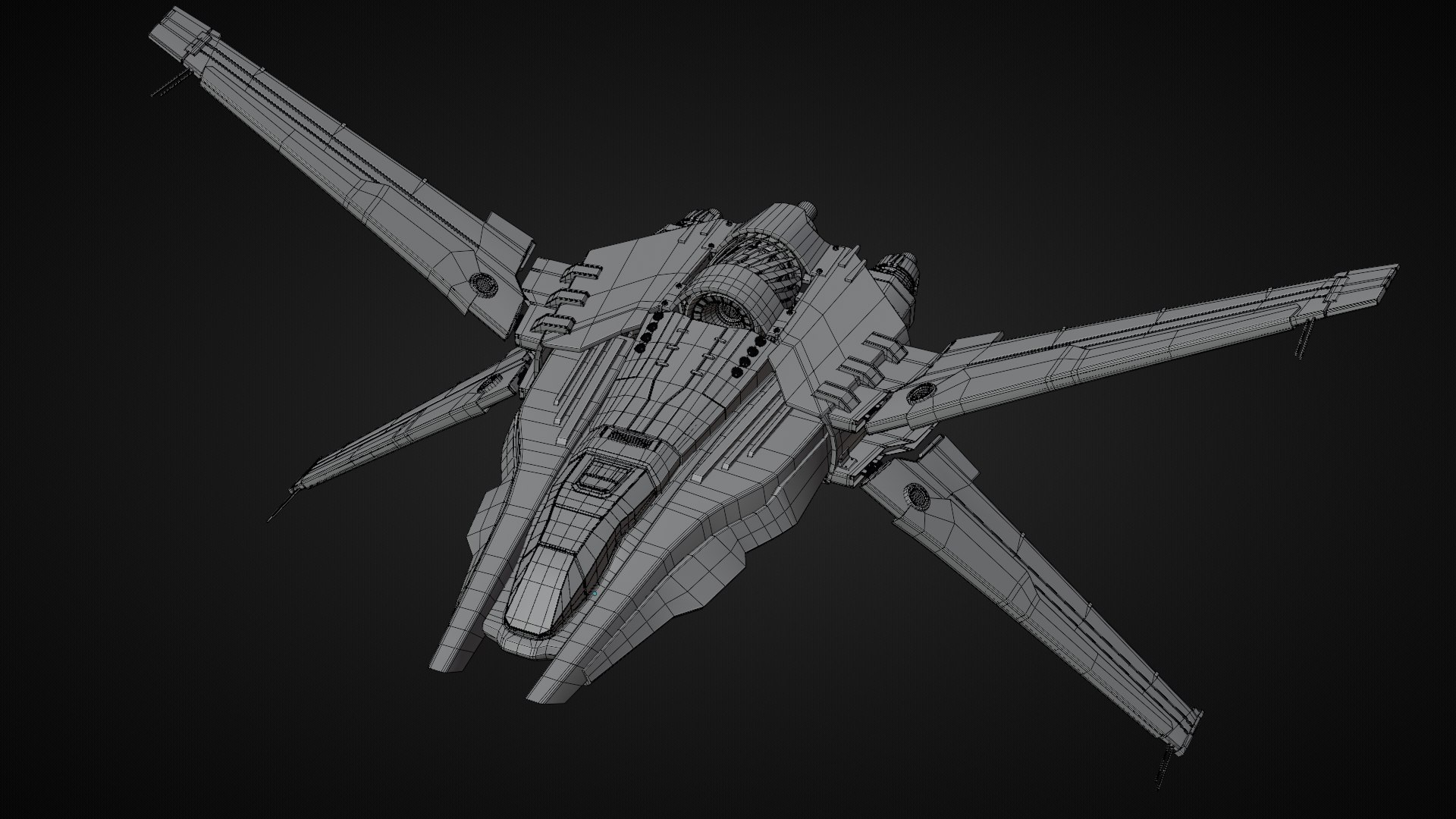3D Scifi Ship With Interior Model - TurboSquid 2398718