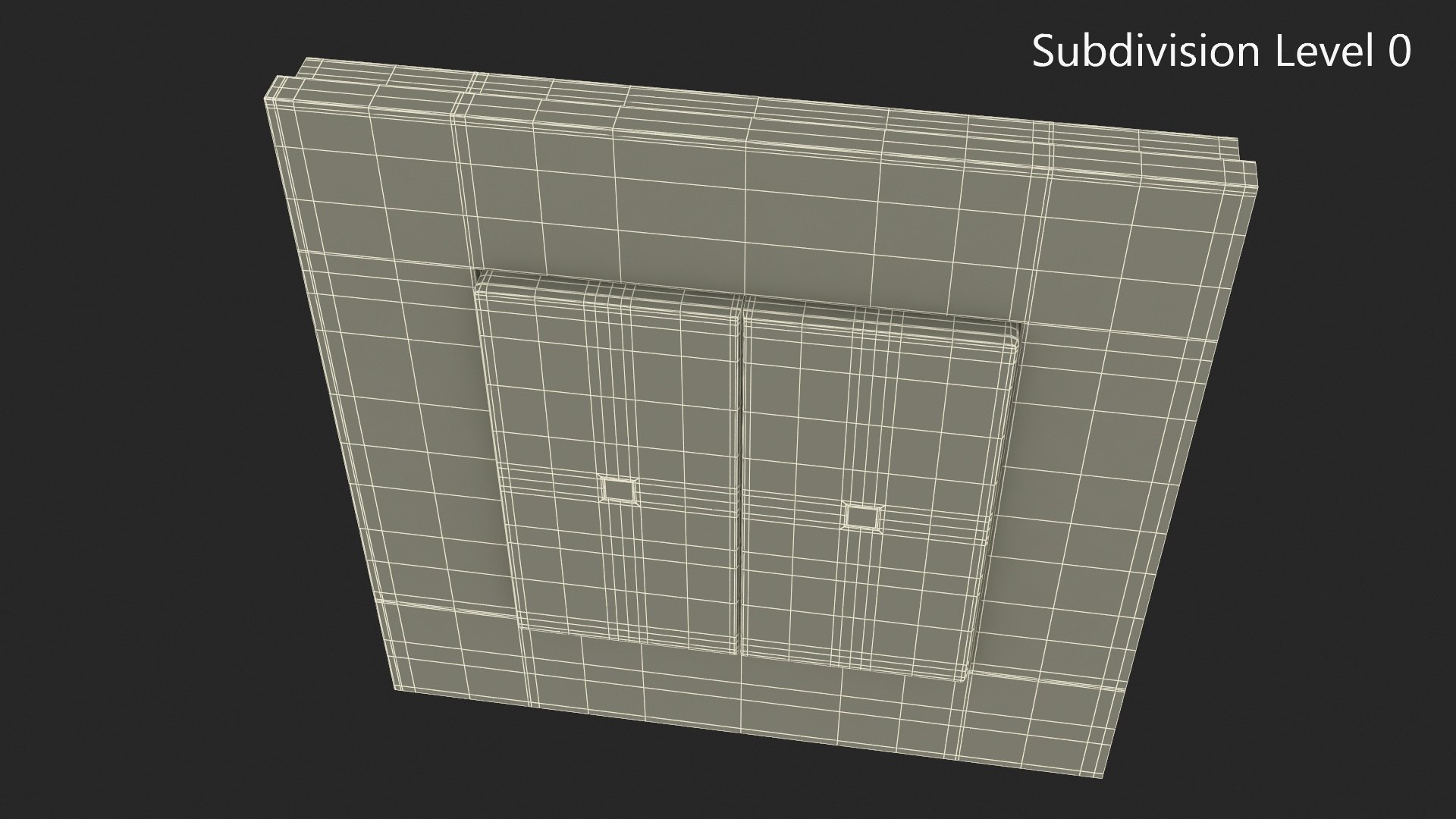 Double Rocker Switch Silver Plate 3D Model - TurboSquid 2409992