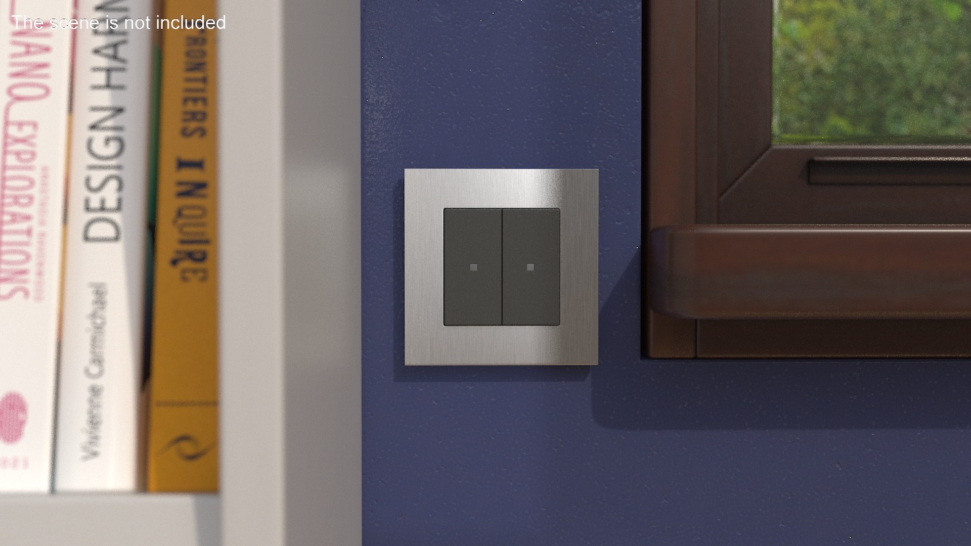 Double Rocker Switch Silver Plate 3D Model - TurboSquid 2409992