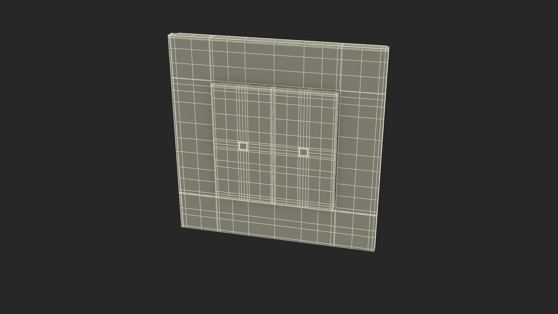 Double Rocker Switch Silver Plate 3D Model - TurboSquid 2409992