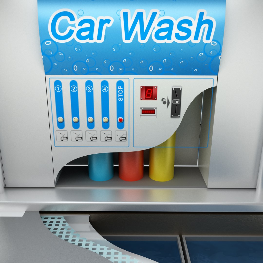 Car Wash 3d Model