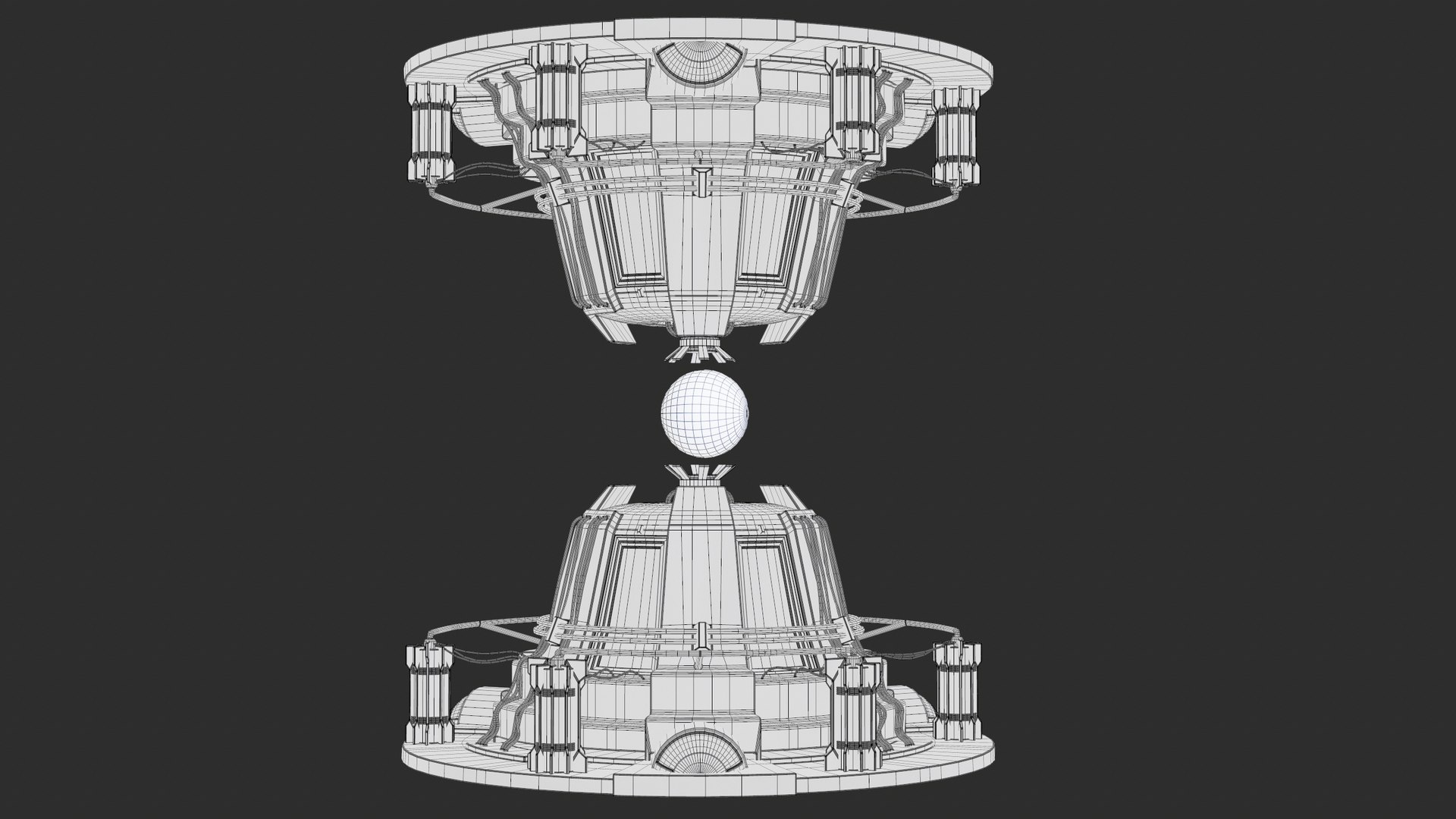 3D Sci-Fi Reactor Core PBR Model - TurboSquid 1948941