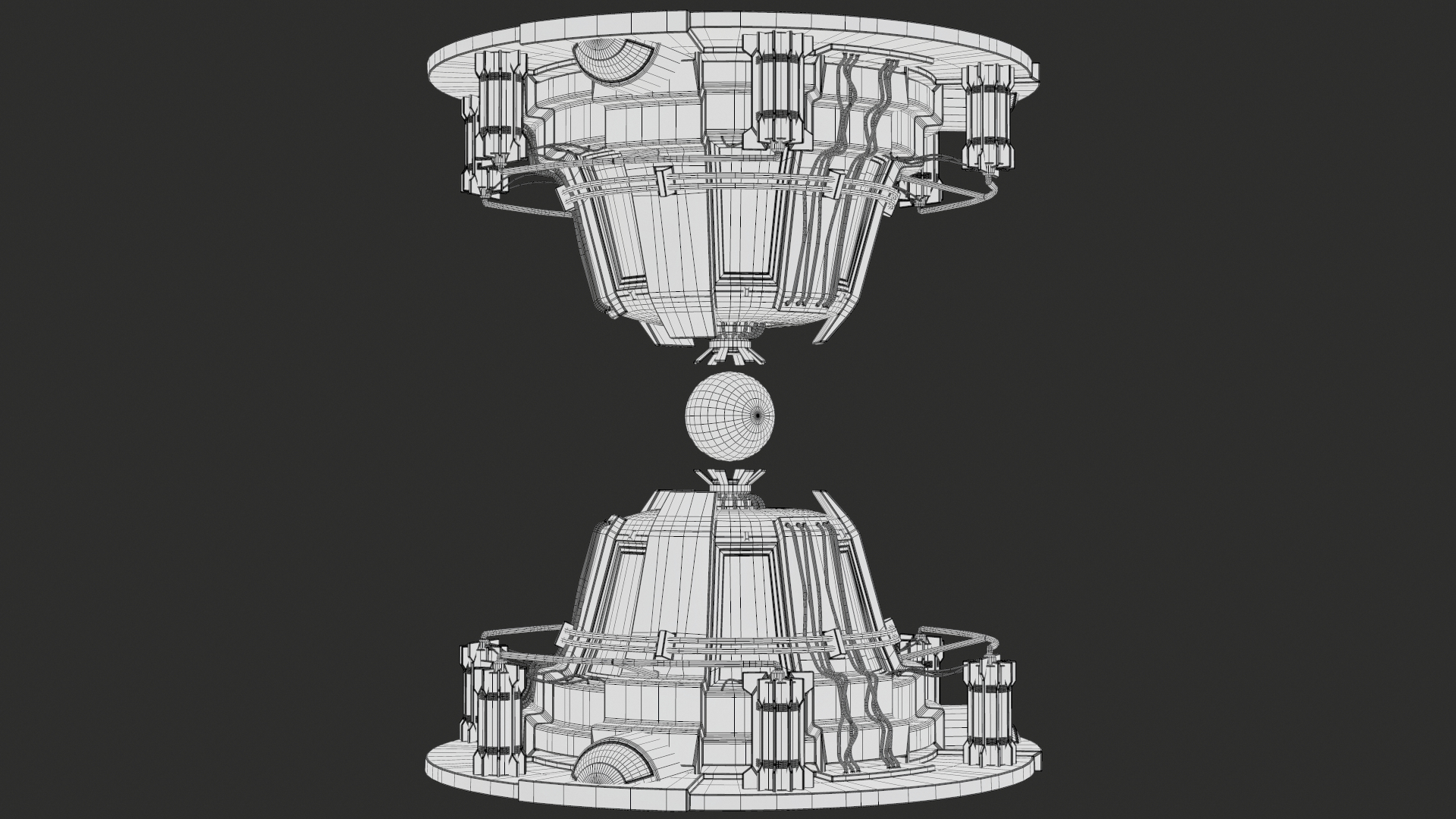 3D Sci-Fi Reactor Core PBR Model - TurboSquid 1948941