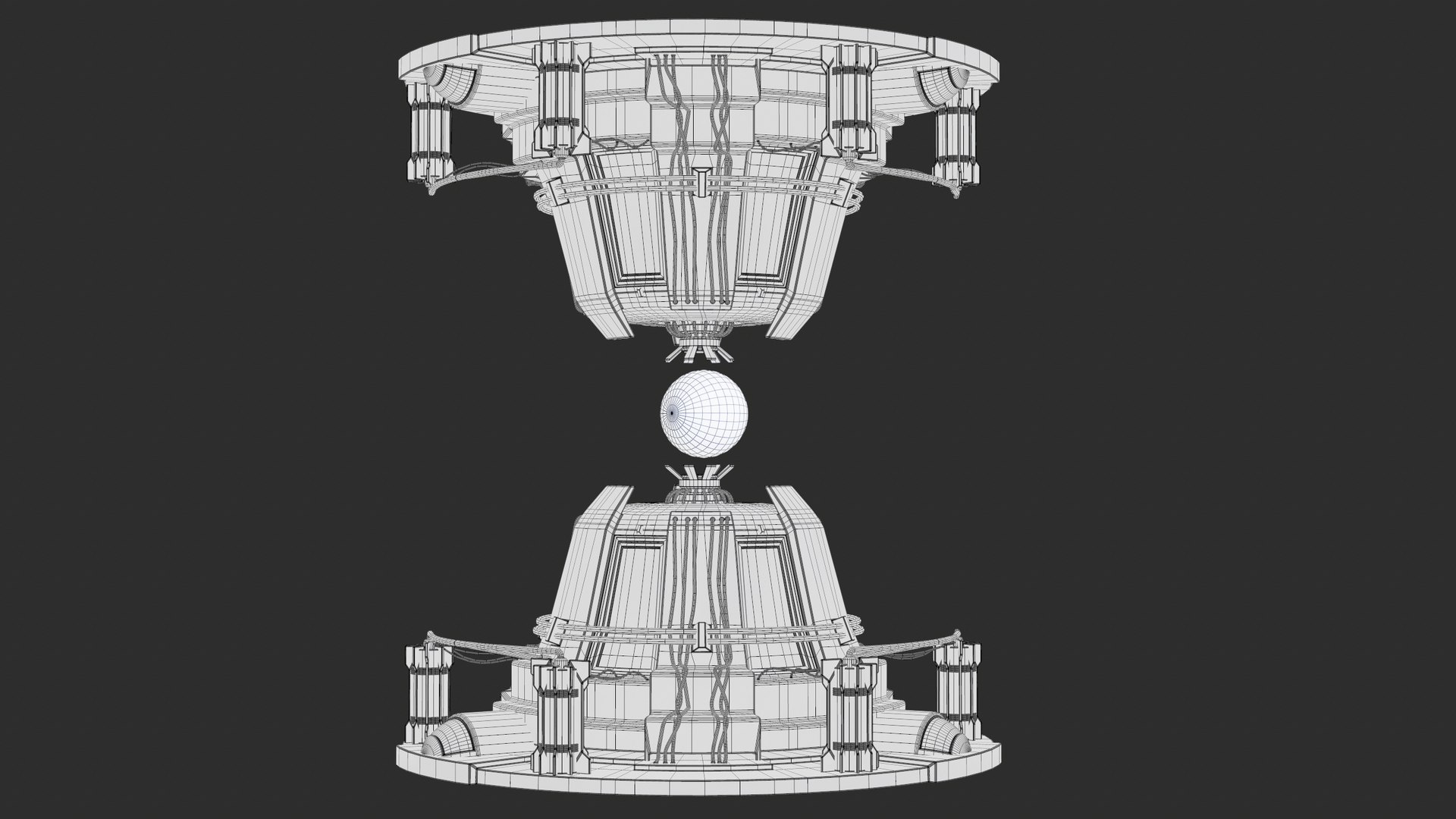 3D Sci-Fi Reactor Core PBR Model - TurboSquid 1948941