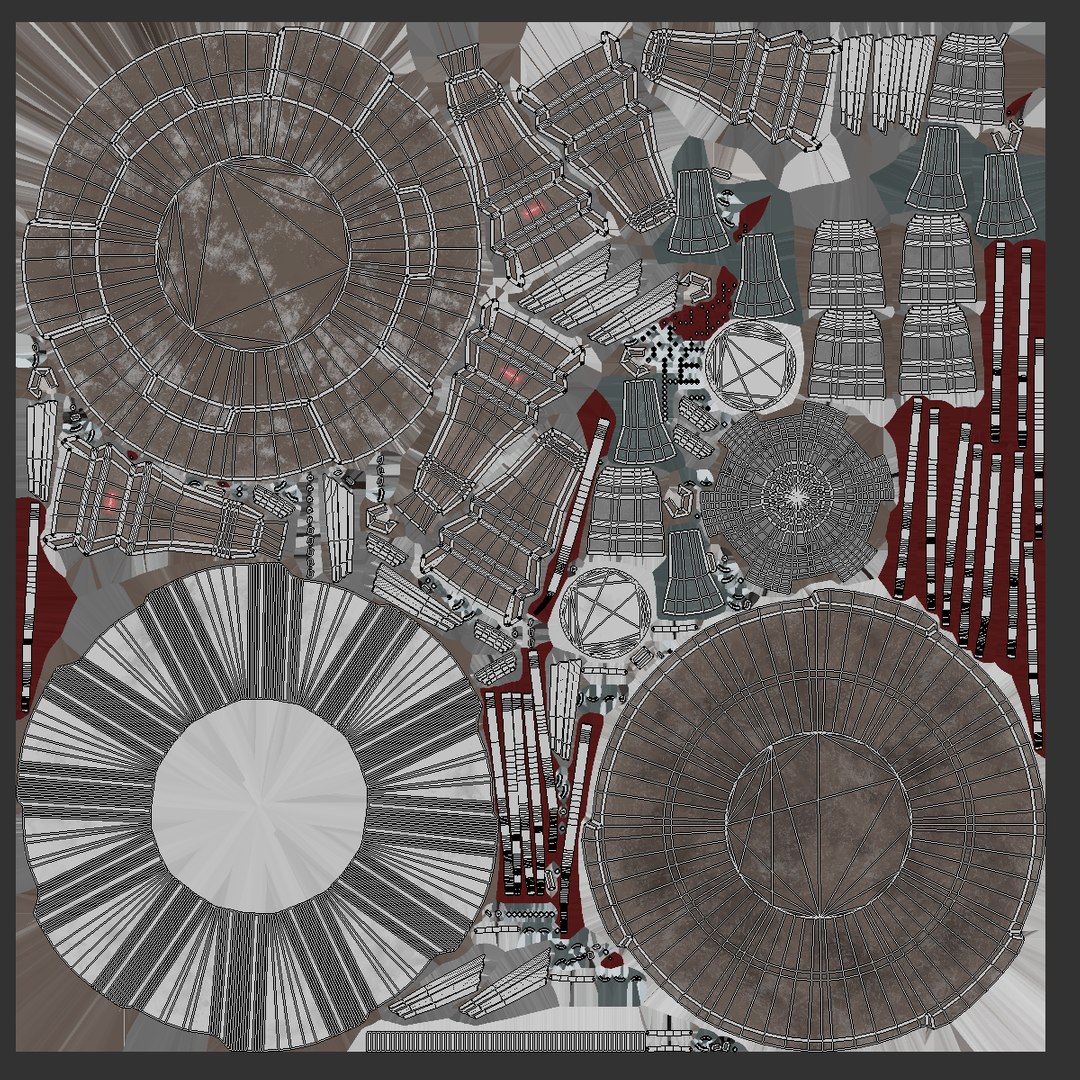 3D Sci-Fi Reactor Core PBR Model - TurboSquid 1948941