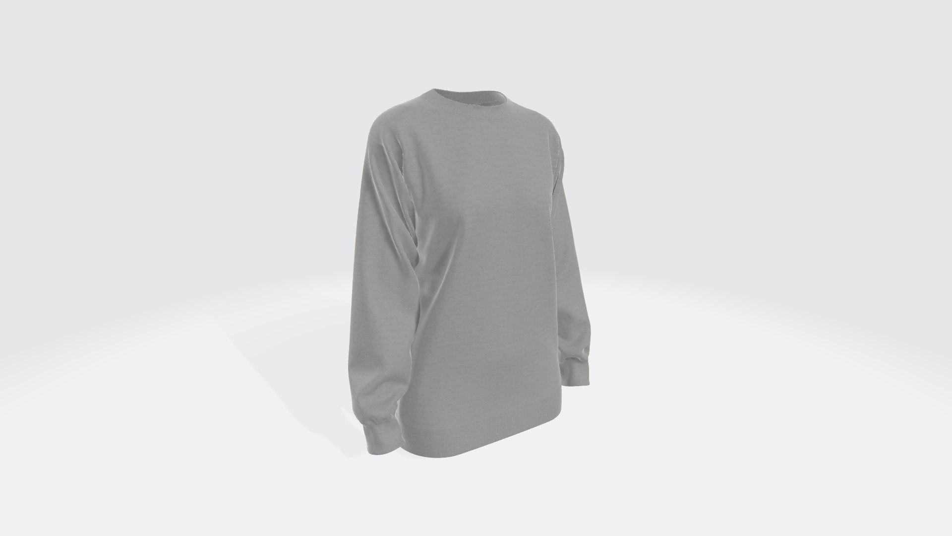3D Women Crew Neck Sweater - TurboSquid 2011723