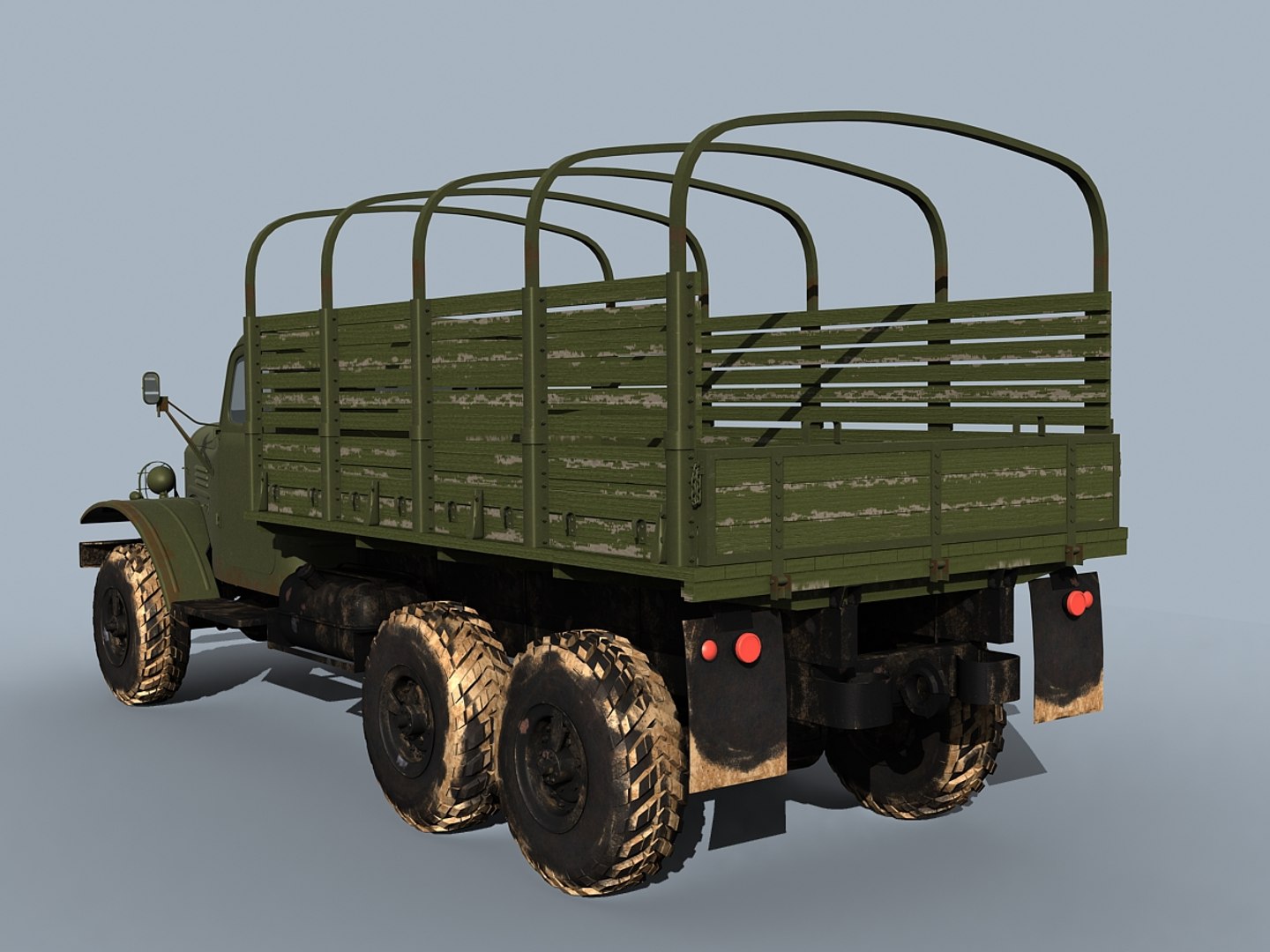 3d Zil-157 Truck Cargo