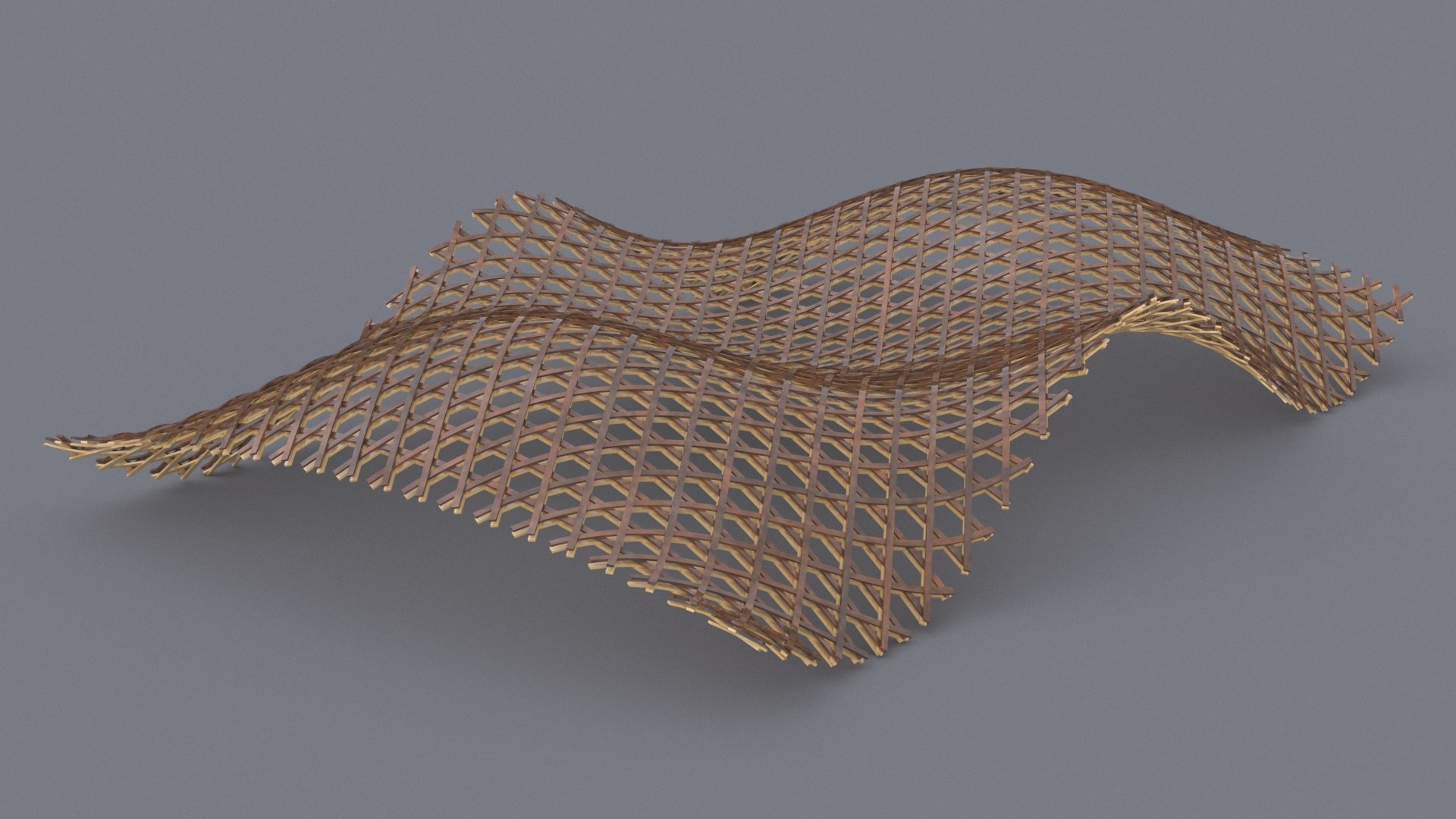 Parametric Woven Wood Structures Set 3D - TurboSquid 2423915