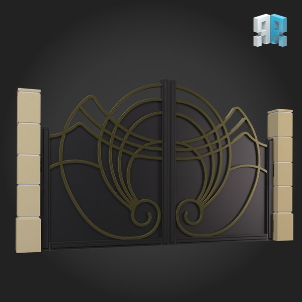 gate 3d model