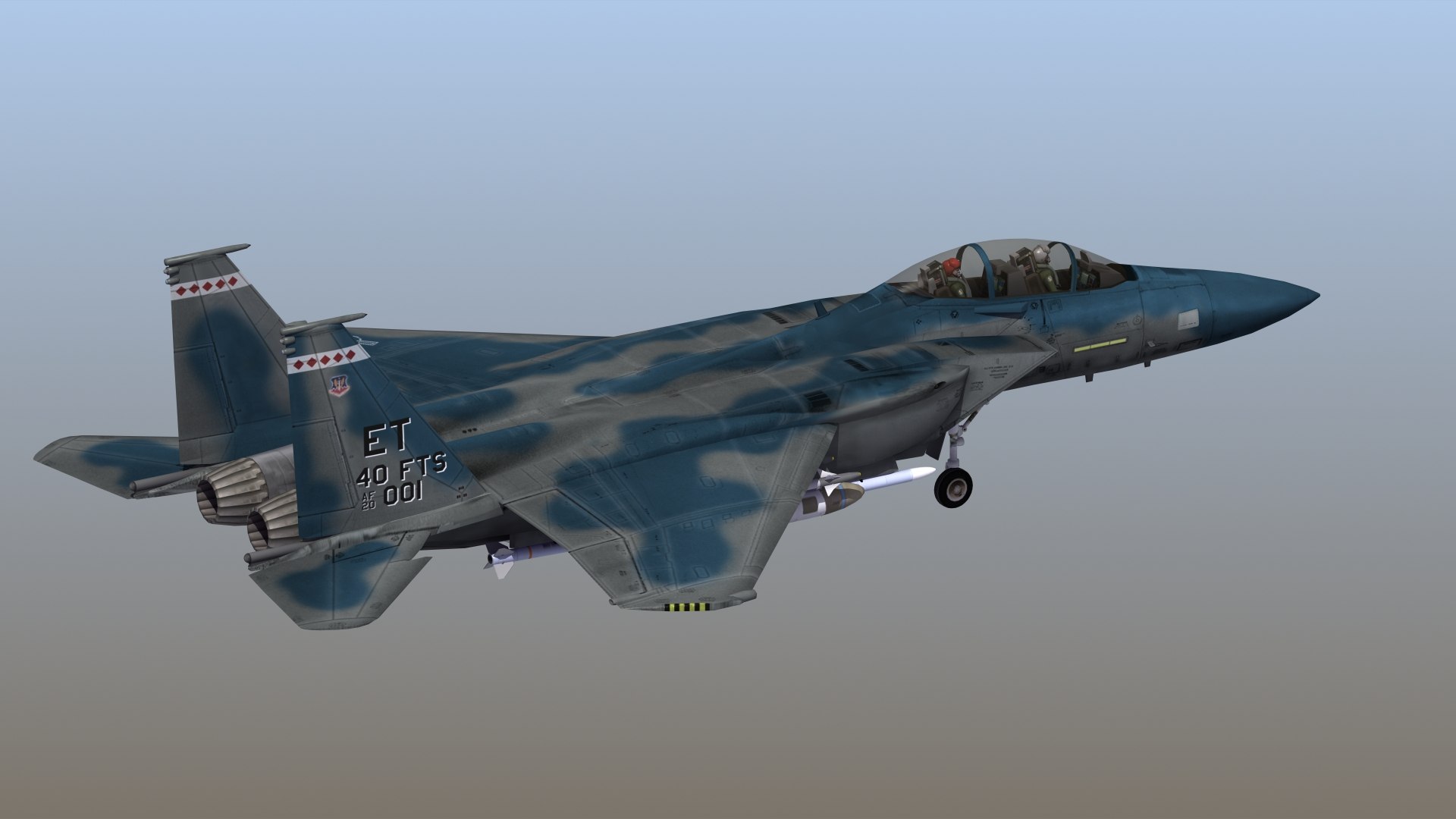 F15EX Eagle II USAF 3D model - TurboSquid 2141625