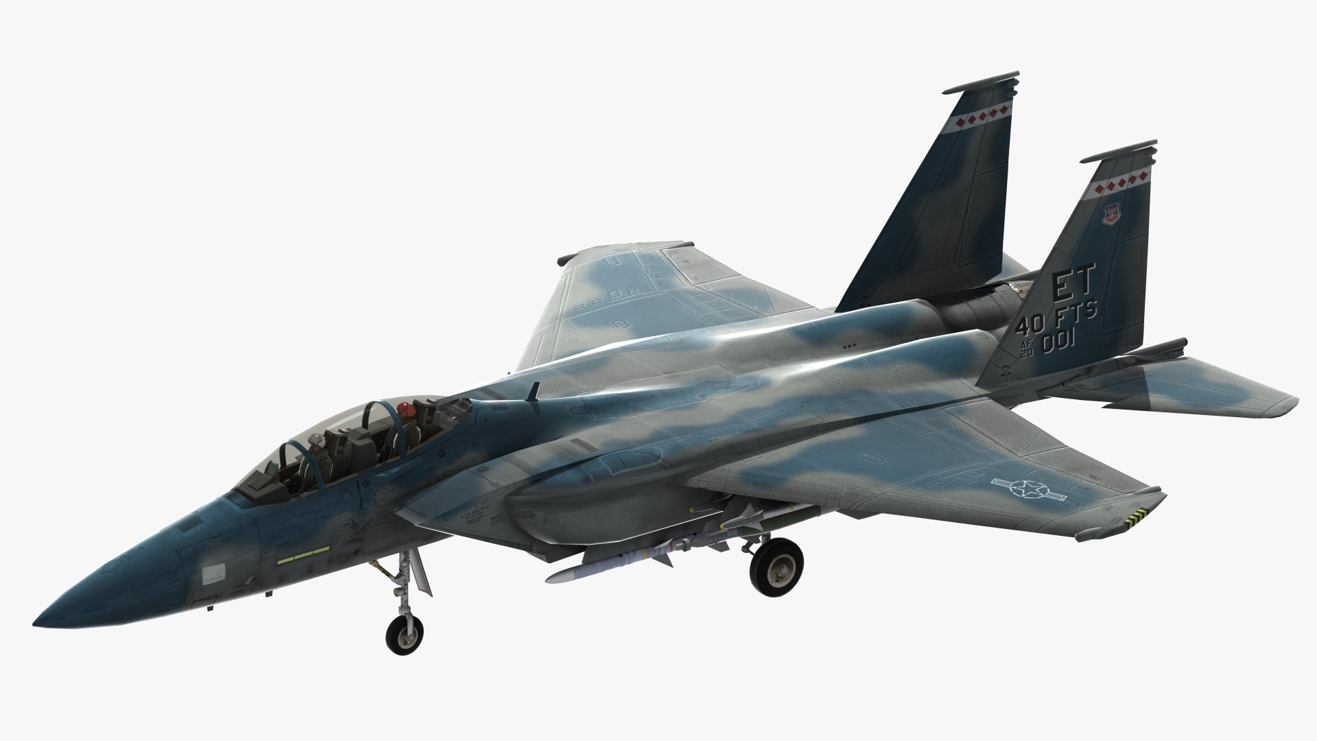 F15EX Eagle II USAF 3D model - TurboSquid 2141625