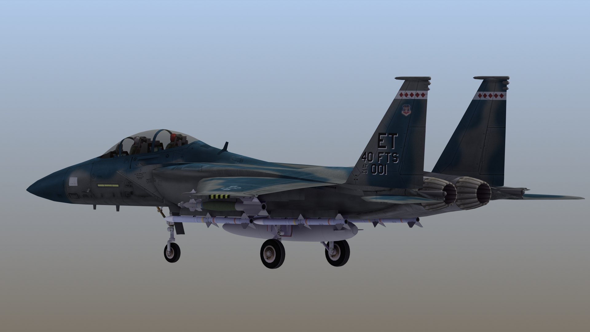 F15EX Eagle II USAF 3D model - TurboSquid 2141625