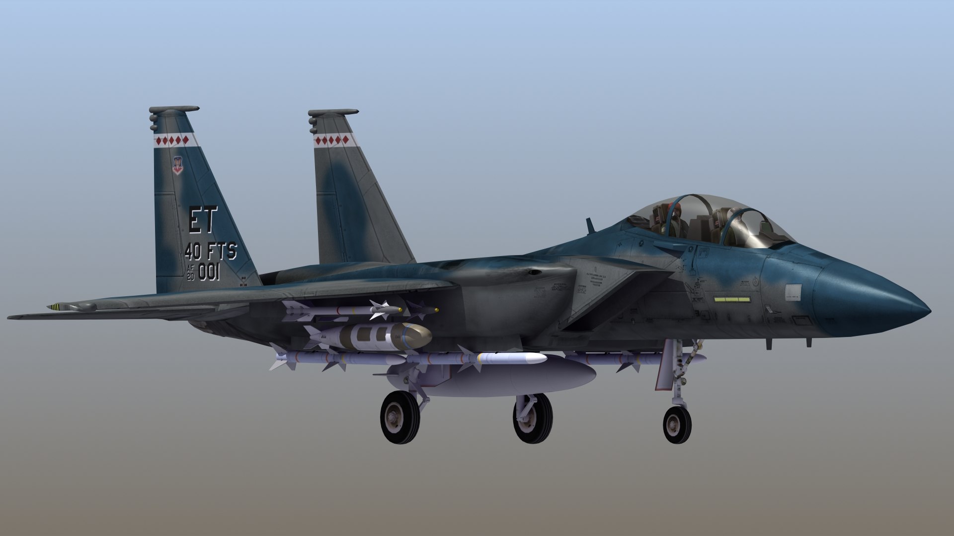 F15EX Eagle II USAF 3D model - TurboSquid 2141625