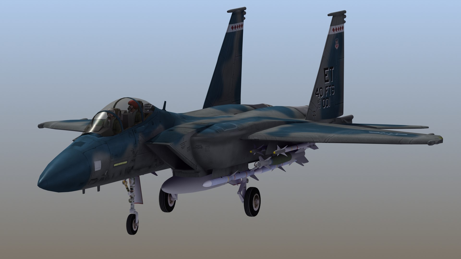 F15EX Eagle II USAF 3D model - TurboSquid 2141625