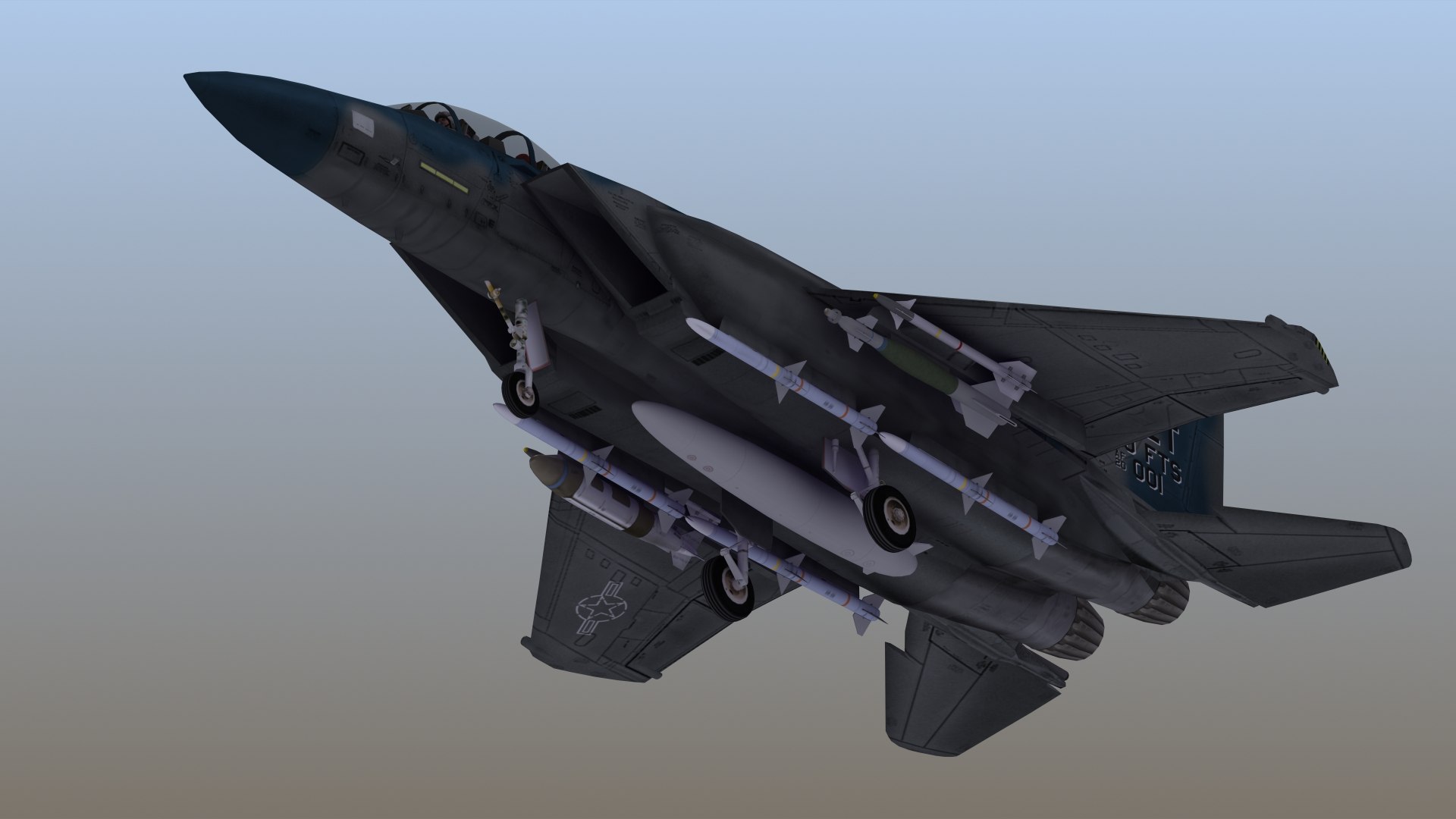 F15EX Eagle II USAF 3D model - TurboSquid 2141625