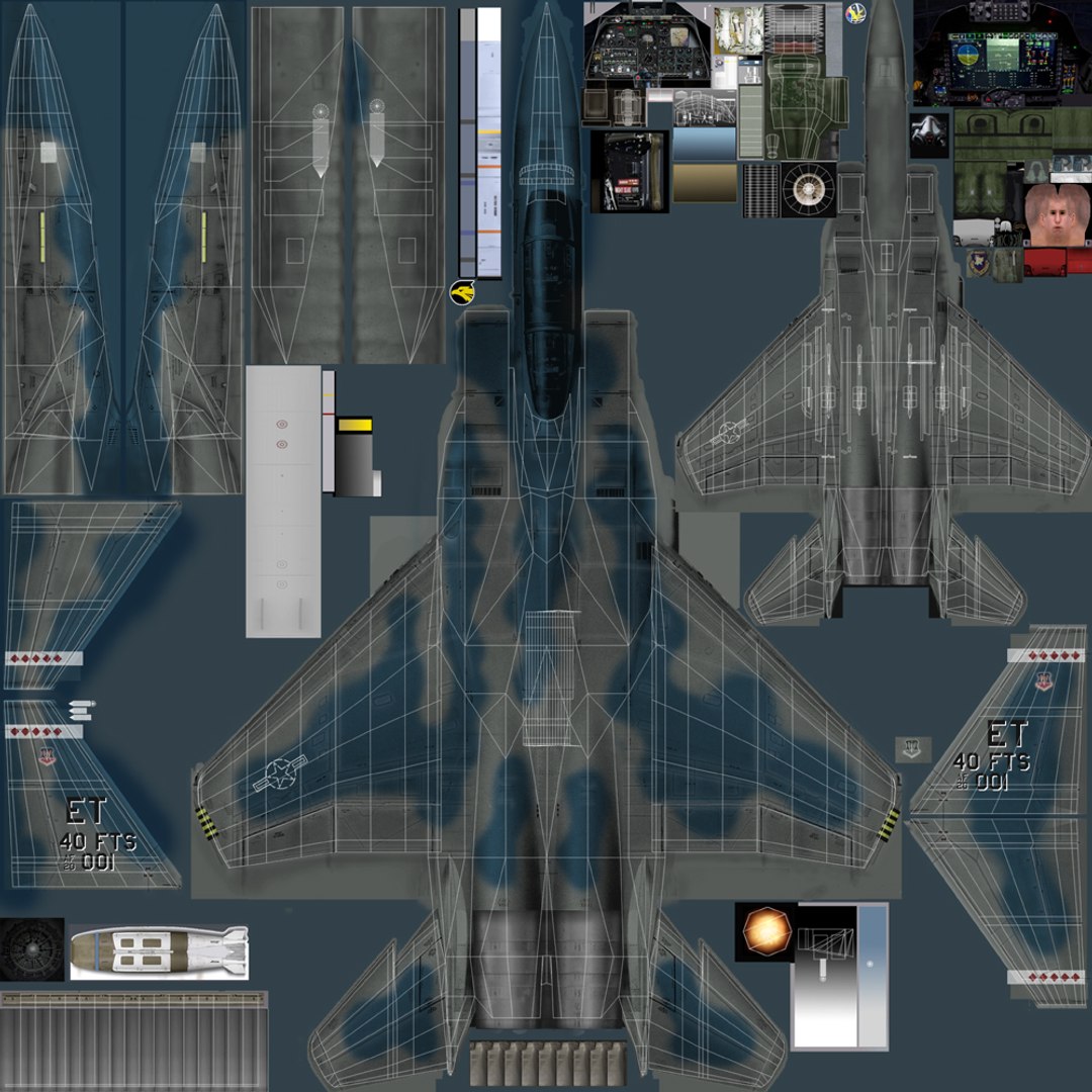 F15EX Eagle II USAF 3D model - TurboSquid 2141625