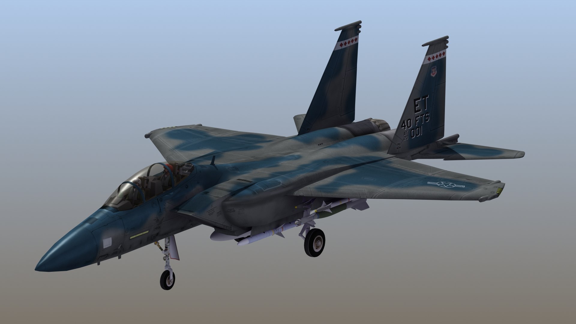 F15EX Eagle II USAF 3D model - TurboSquid 2141625