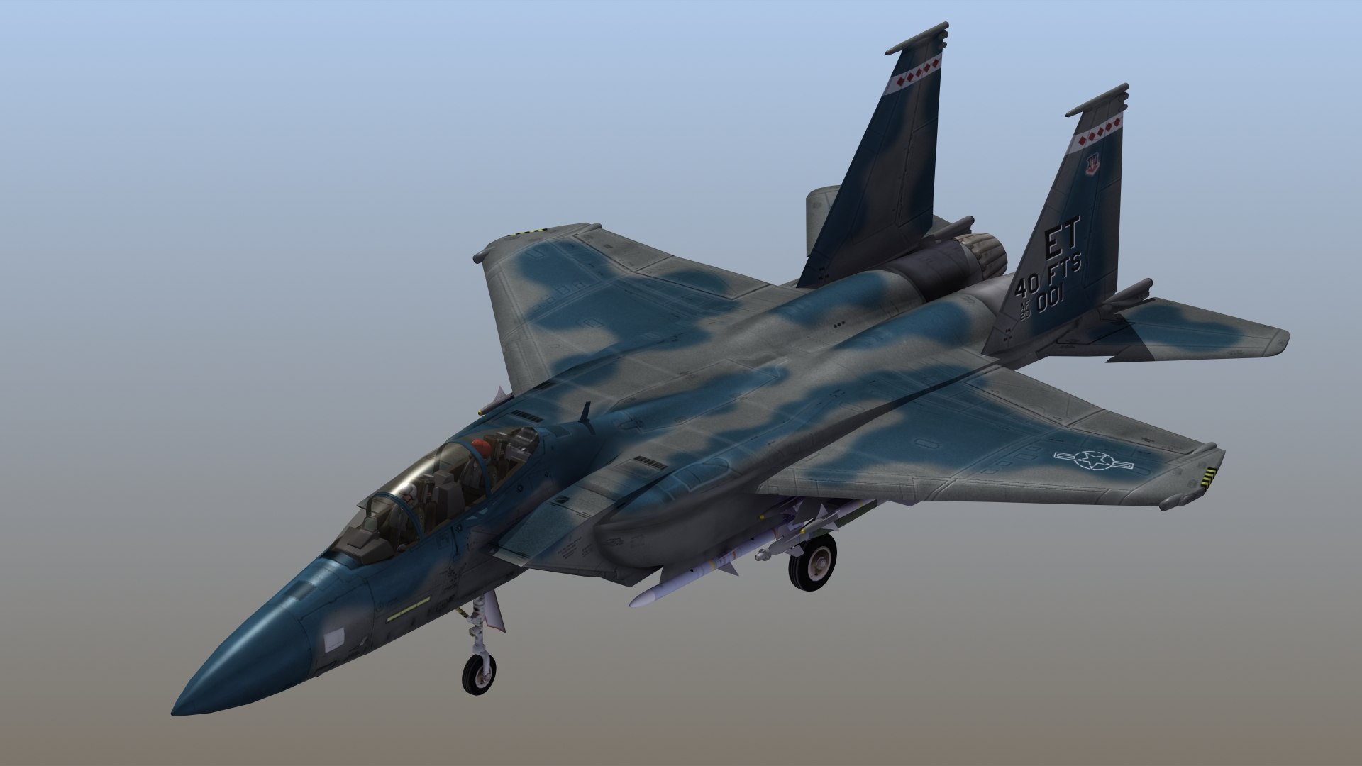 F15EX Eagle II USAF 3D model - TurboSquid 2141625