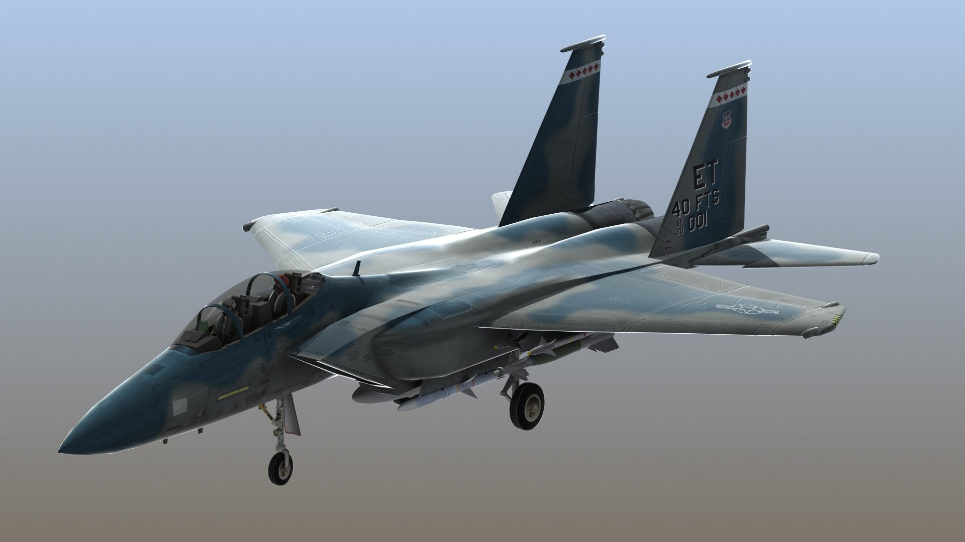 F15EX Eagle II USAF 3D model - TurboSquid 2141625
