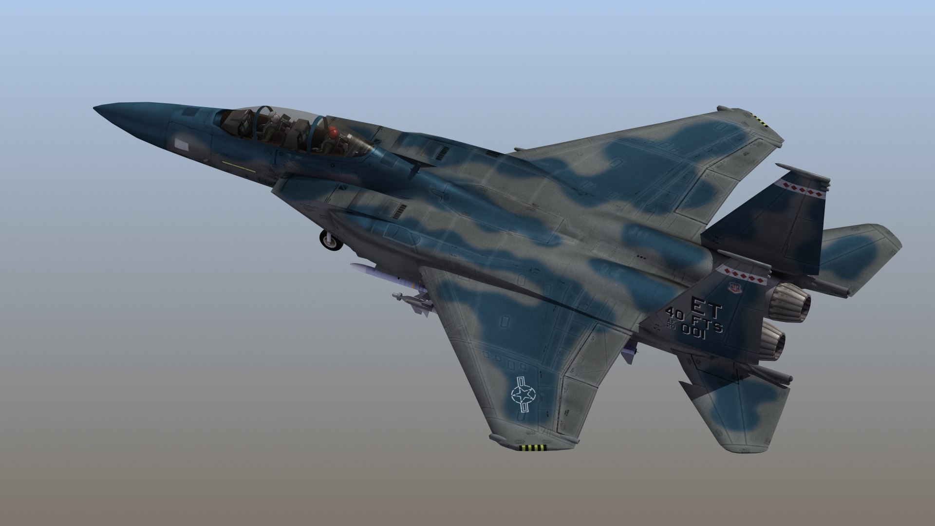 F15EX Eagle II USAF 3D model - TurboSquid 2141625