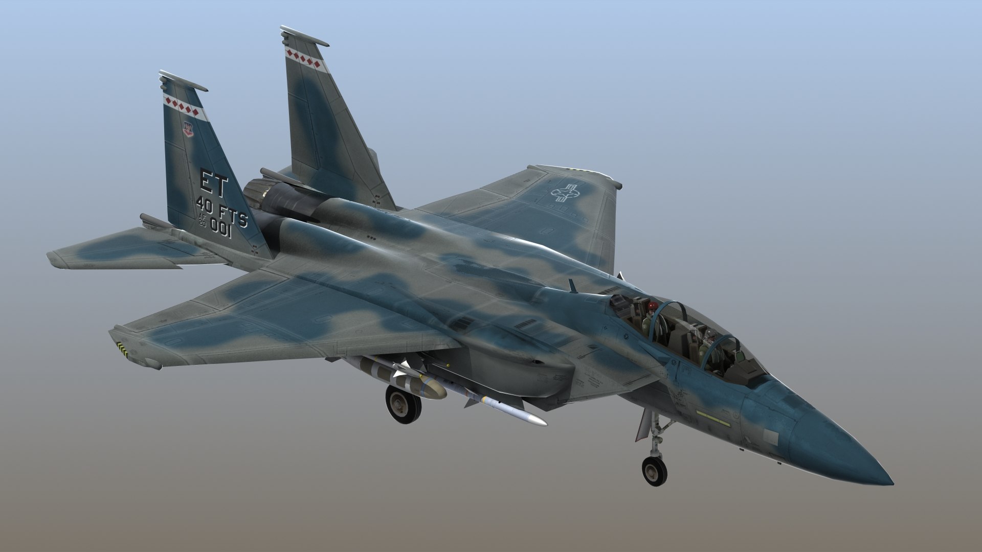 F15EX Eagle II USAF 3D model - TurboSquid 2141625