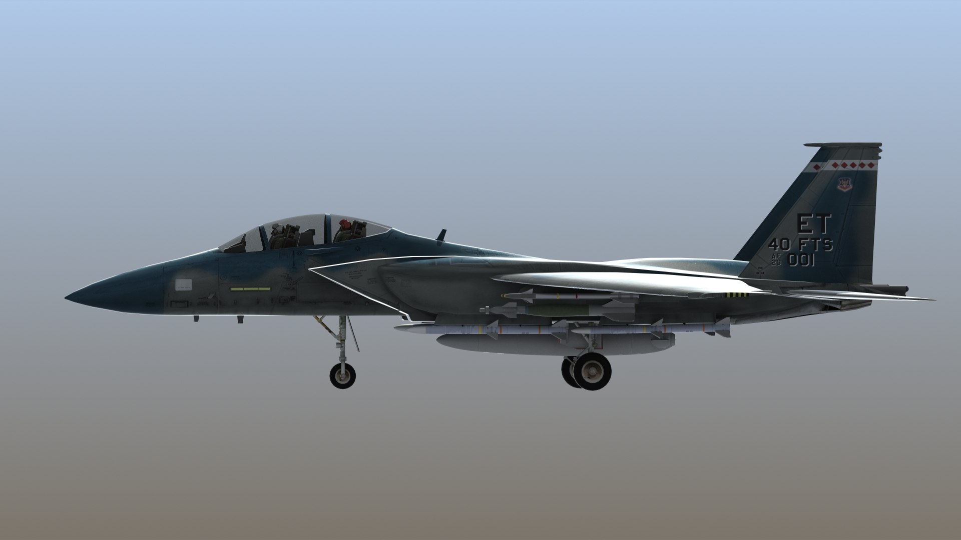 F15EX Eagle II USAF 3D model - TurboSquid 2141625