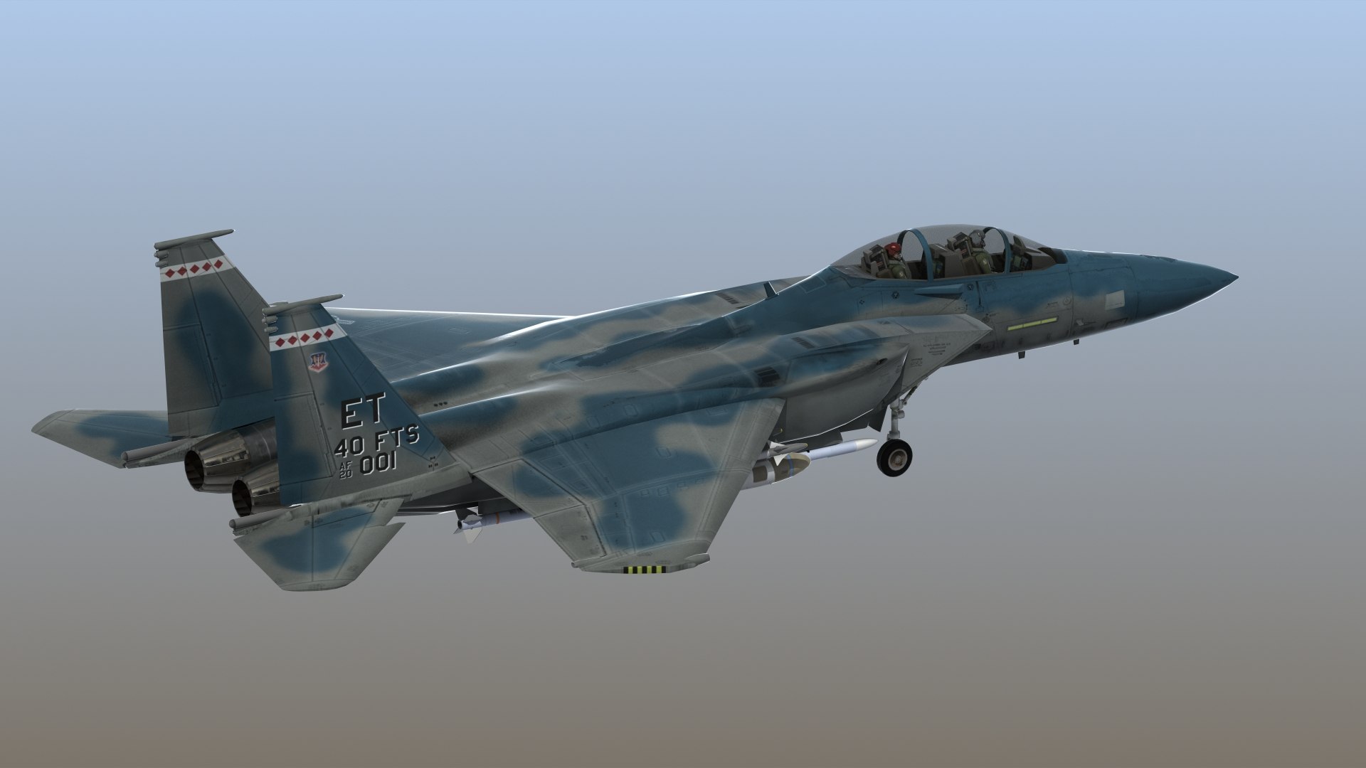 F15EX Eagle II USAF 3D model - TurboSquid 2141625