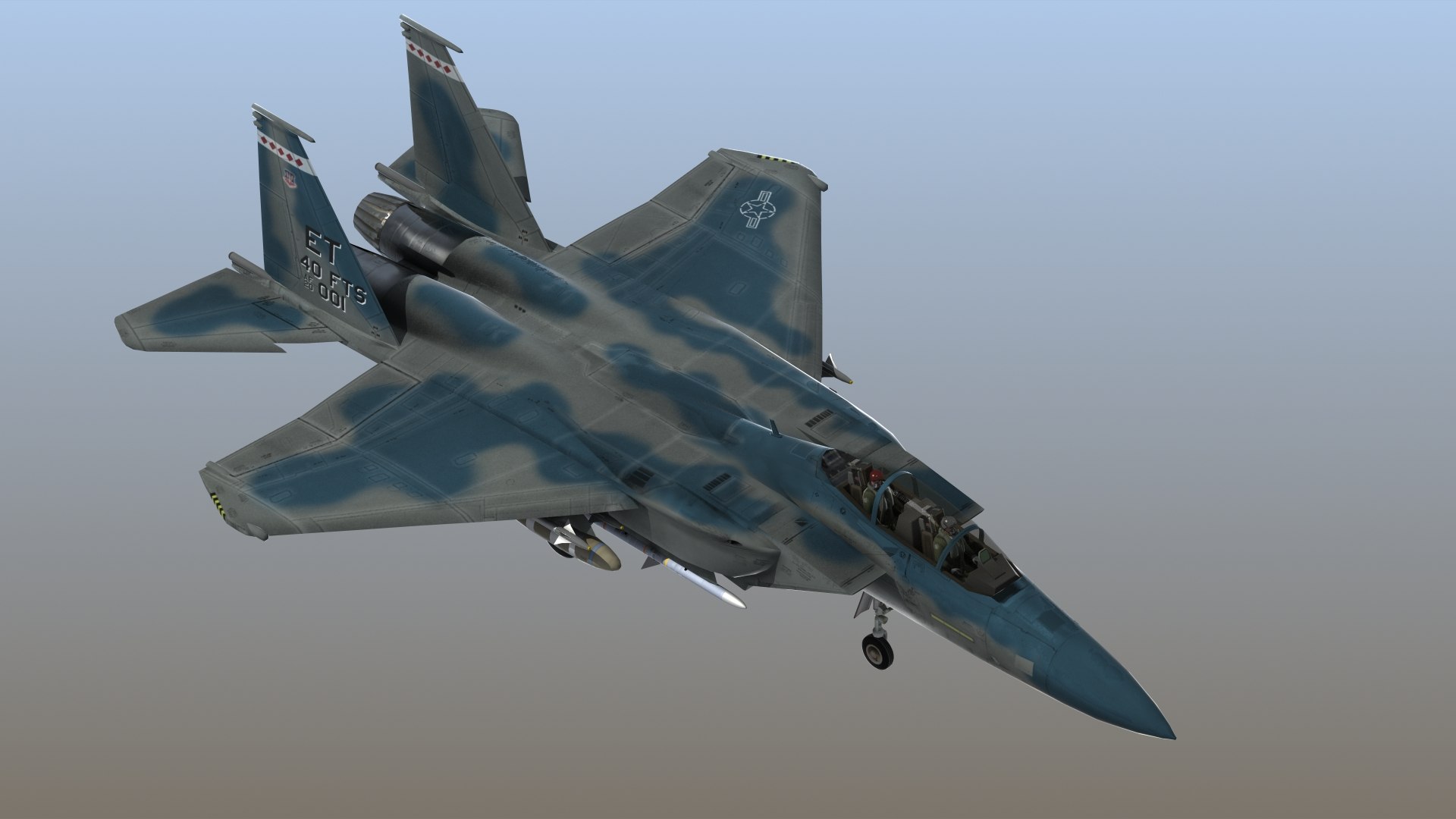 F15EX Eagle II USAF 3D model - TurboSquid 2141625