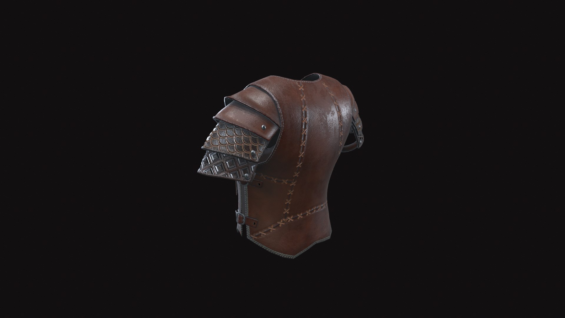 3D Medieval Armor Leather 03 Model - TurboSquid 2318996