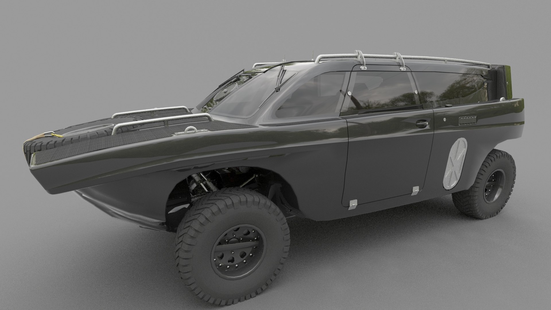 Drozd Amphibious Rigged Model - TurboSquid 2163026