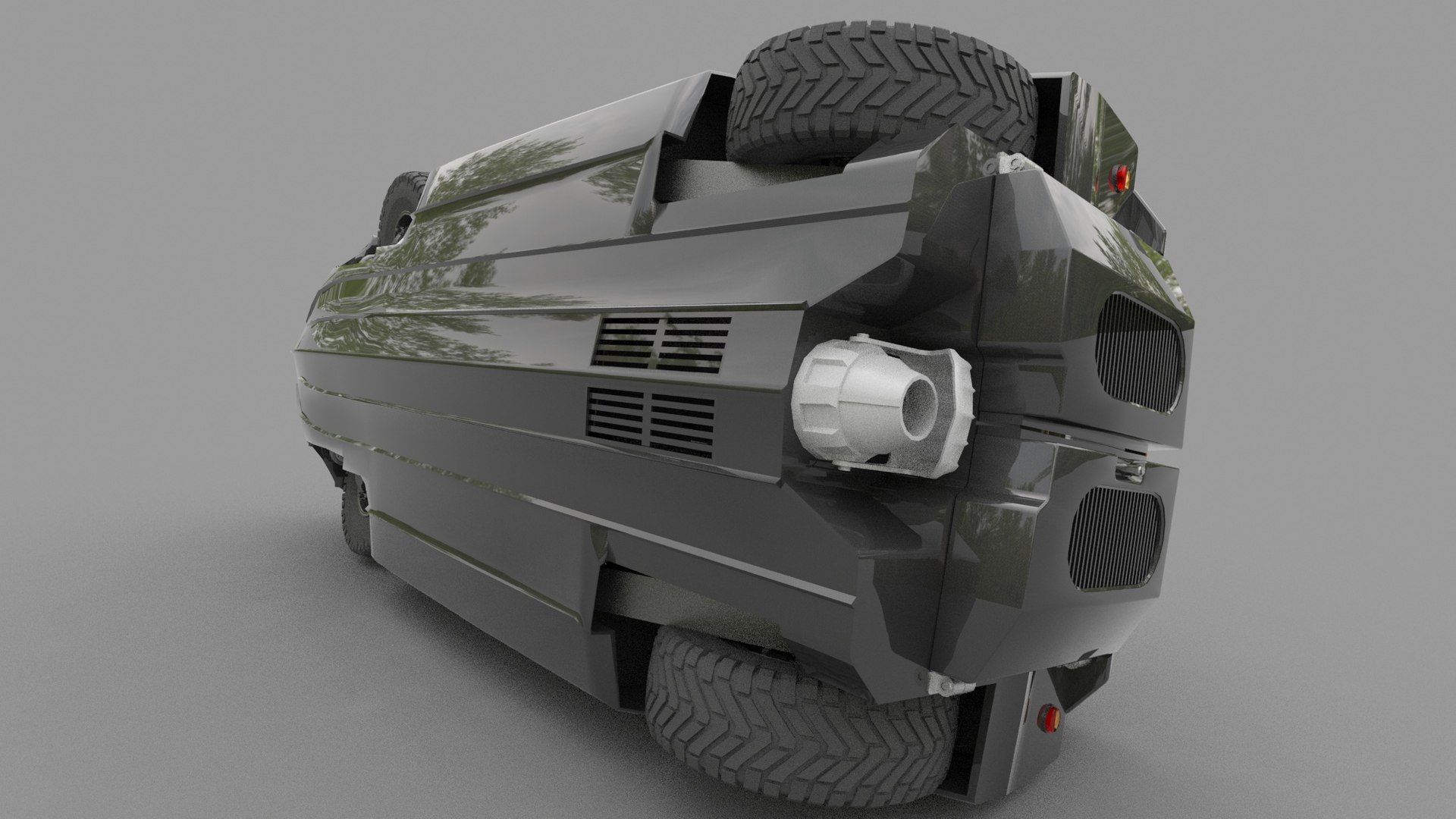 Drozd Amphibious Rigged Model - TurboSquid 2163026