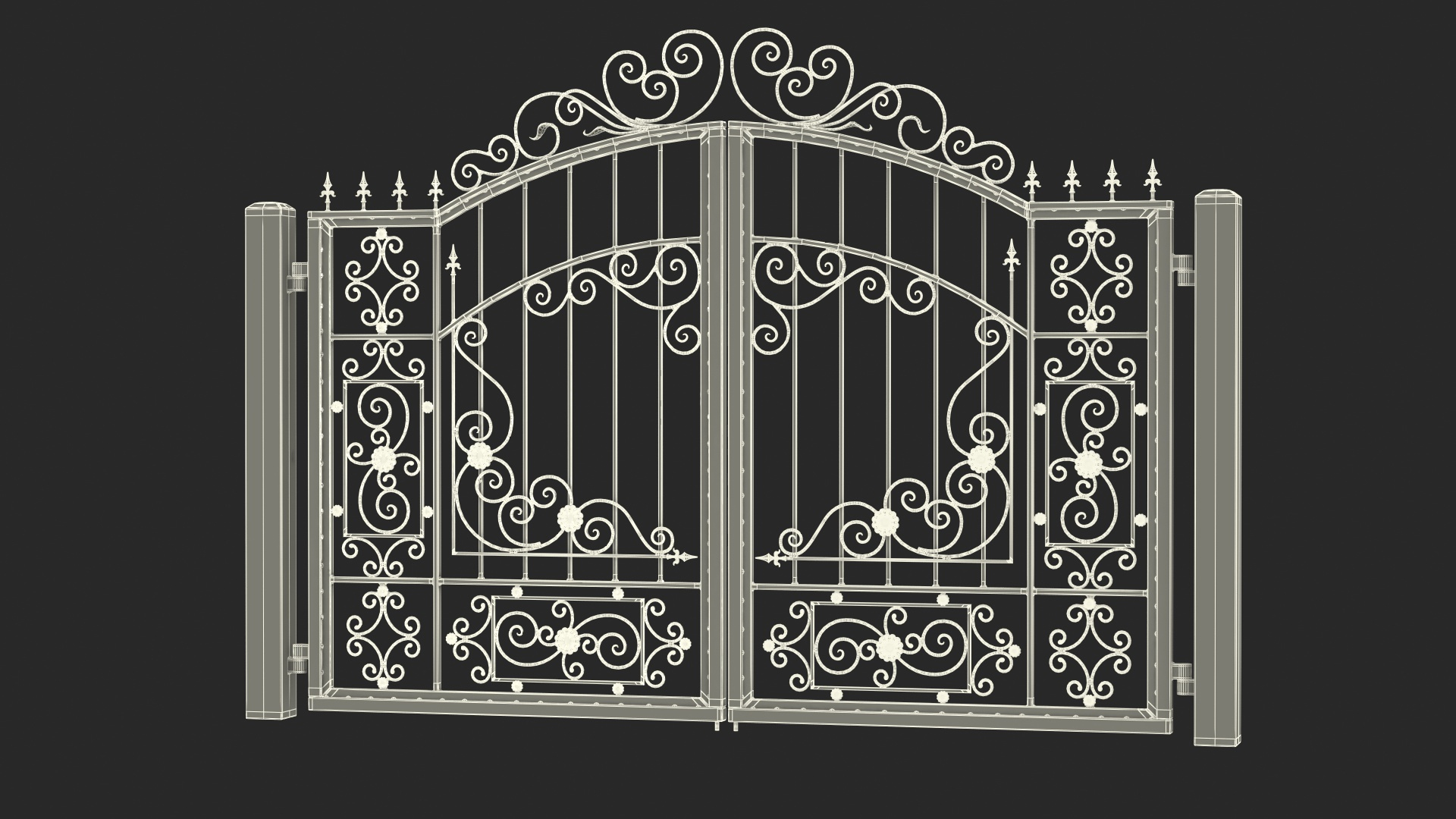 Ornate Iron Gate Beautiful Wrought Iron Gate Beautiful Old Wrought