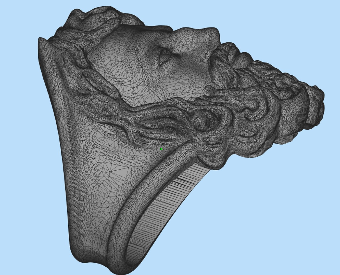 Mens Ring Zeus Face 3D Model - TurboSquid 2033843