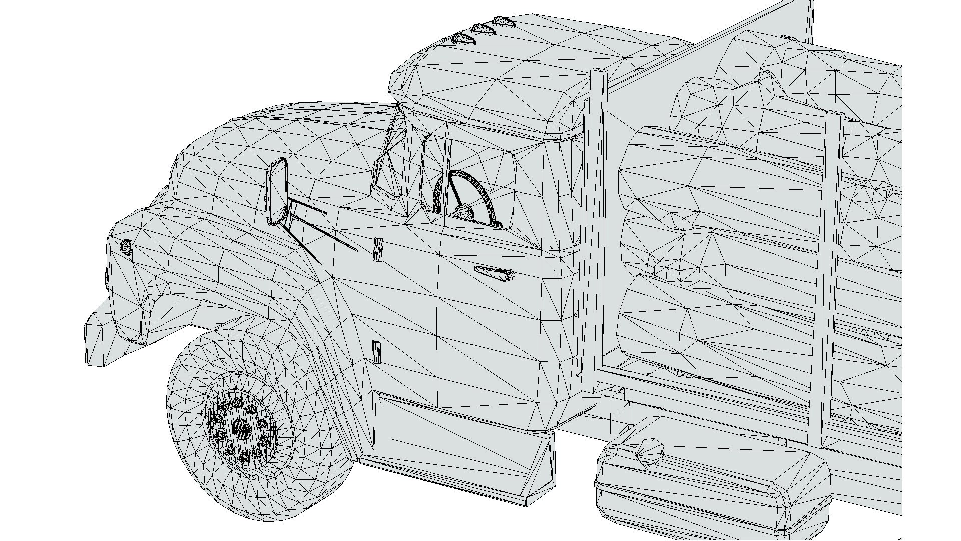 3D Logging Truck Model - TurboSquid 2286270