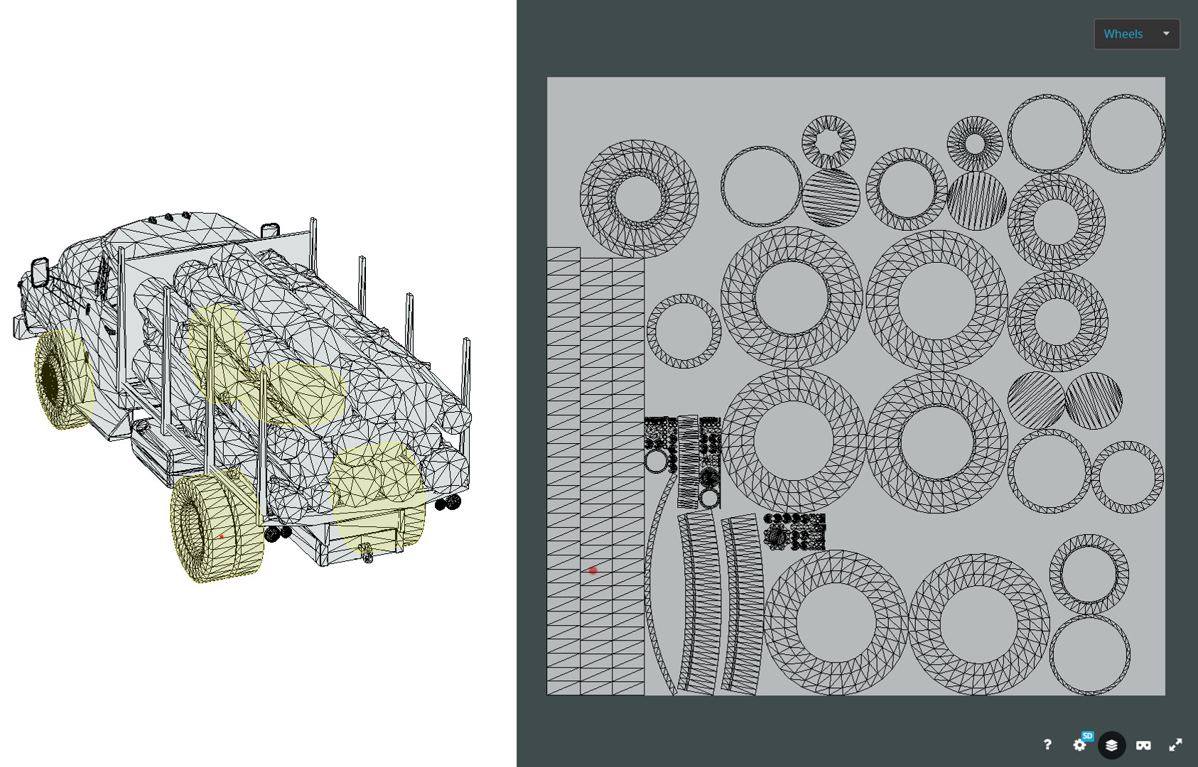 3D Logging Truck Model - TurboSquid 2286270