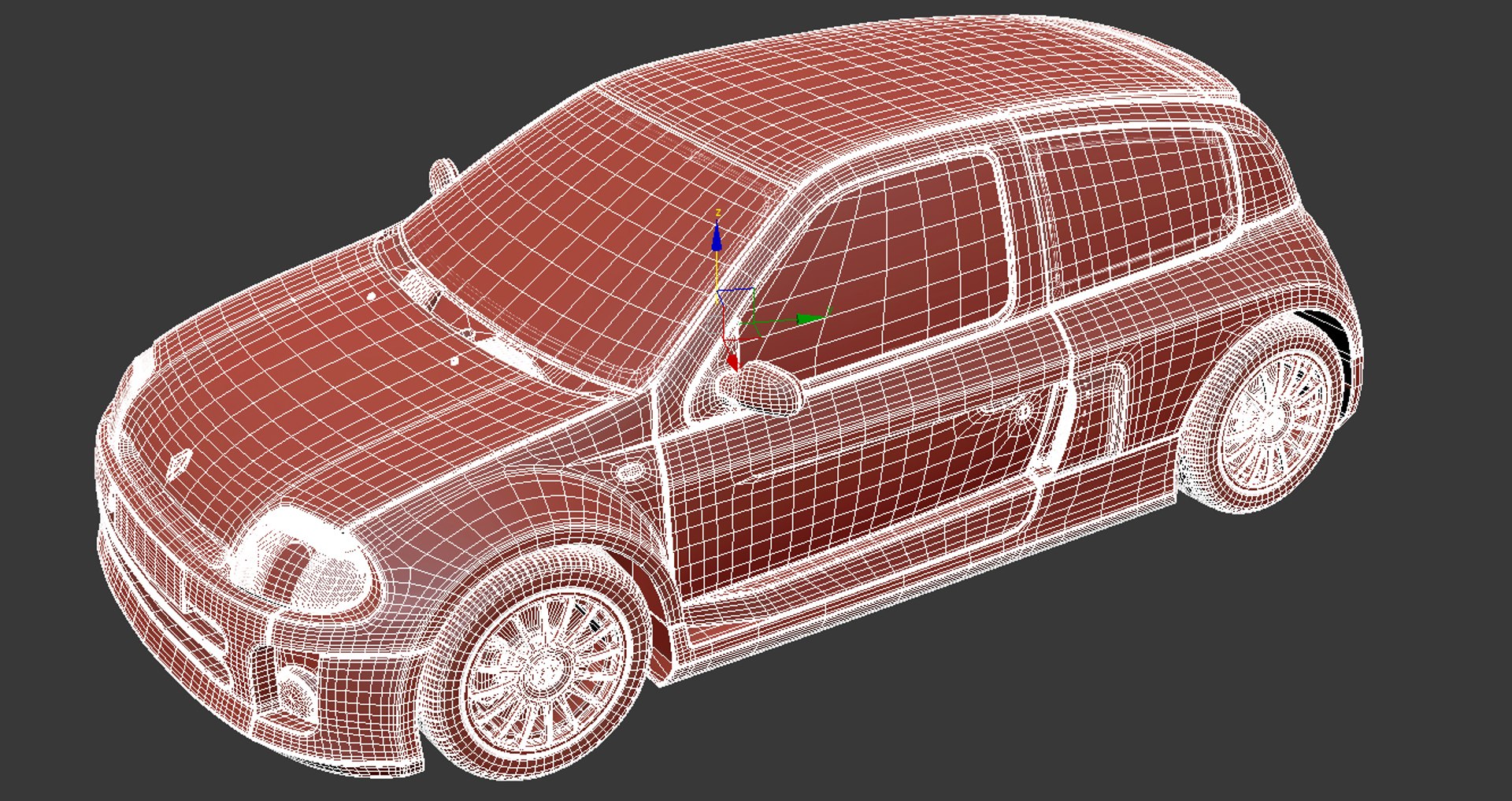 Renault Clio V6 Model - TurboSquid 2010984
