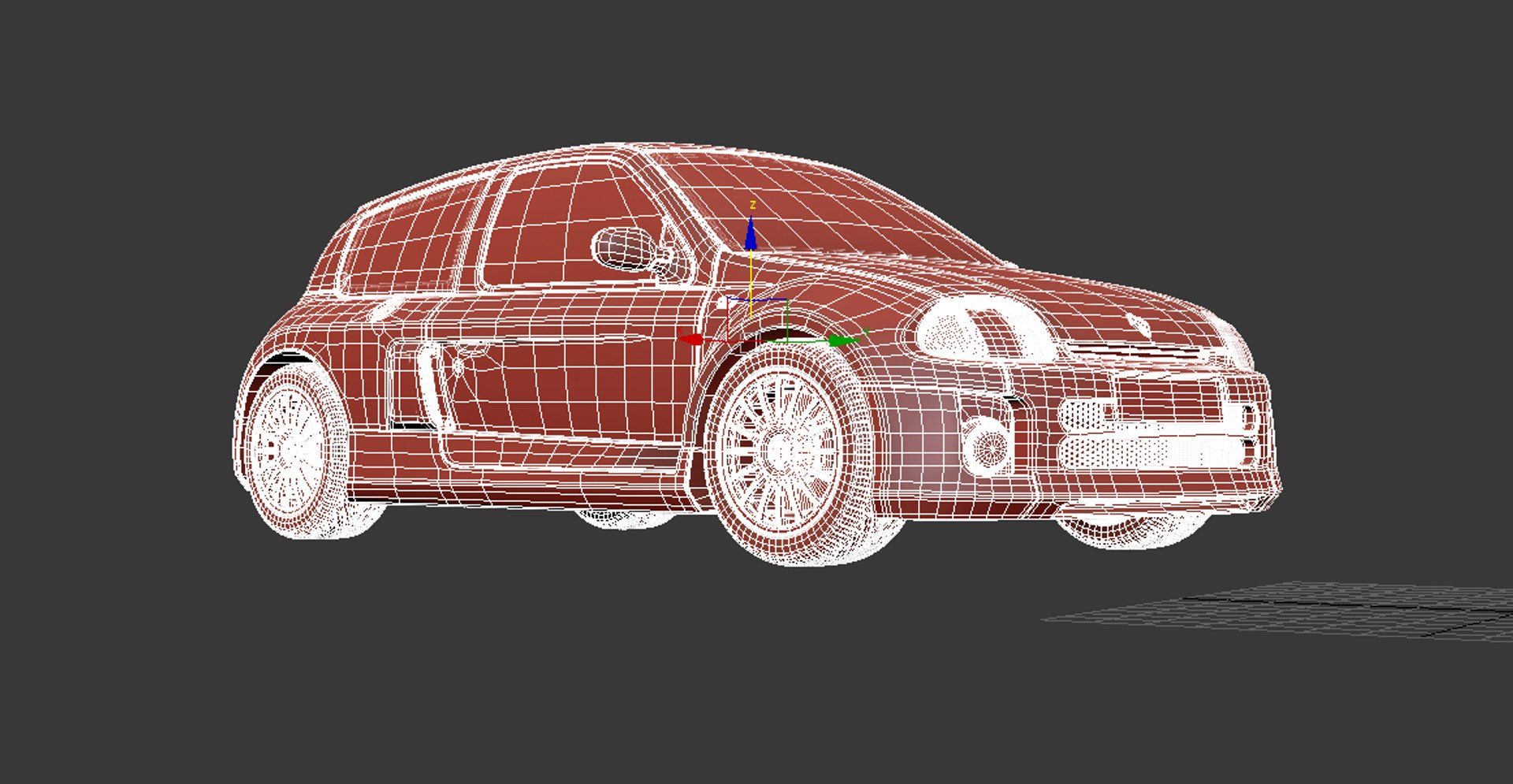 Renault Clio V6 Model - TurboSquid 2010984