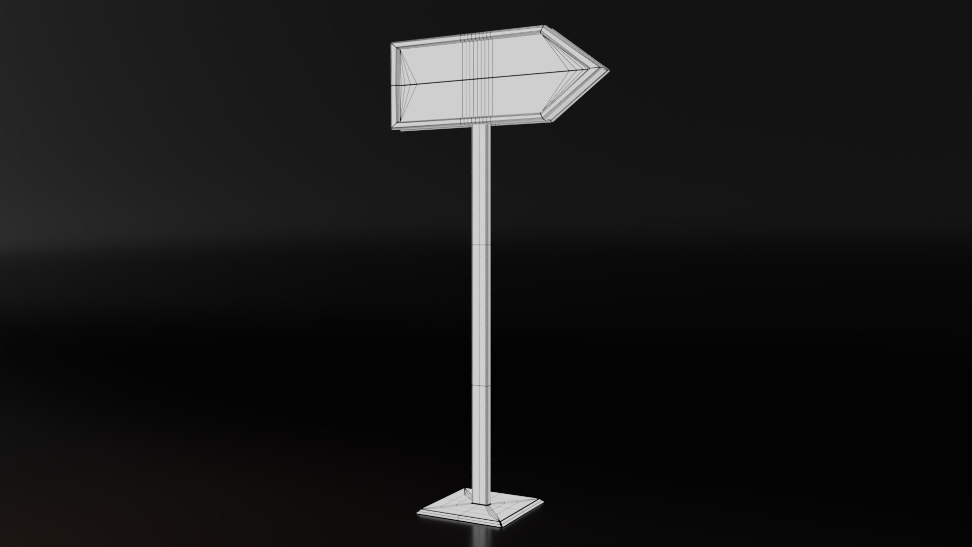 Free 3D Floor Stand For Fire Exit - TurboSquid 2356604