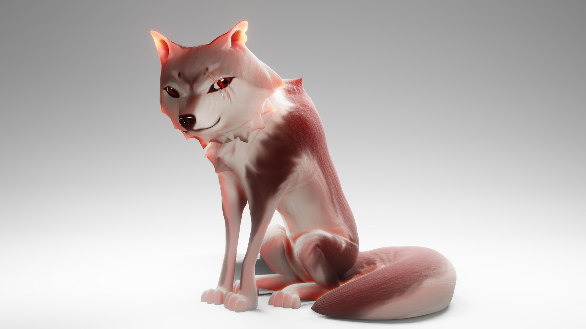 Wolf Cartoon 3D - TurboSquid 1720727